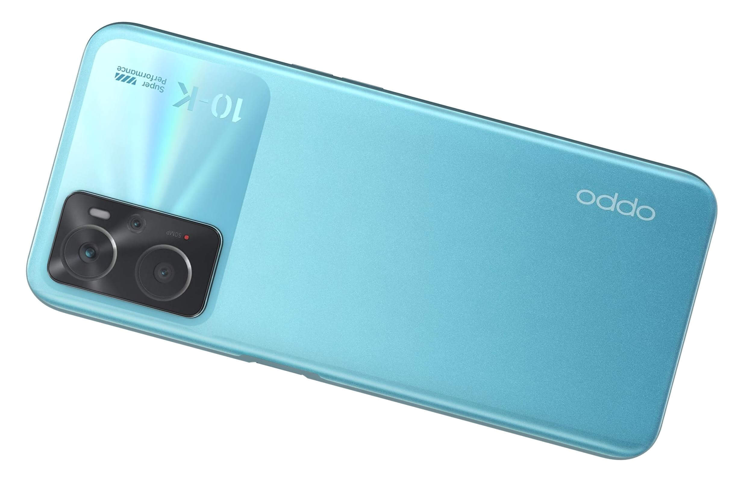 Oppo K10 Black Carbon And Blue Flame - 3D Model by Rever_Art