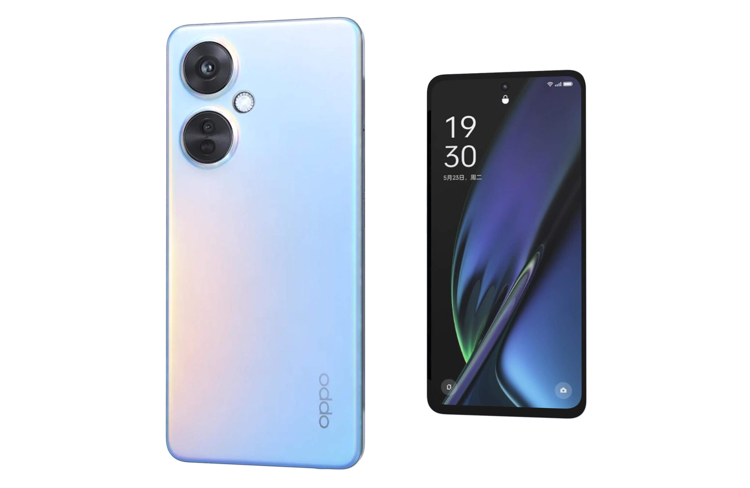 Oppo K11X Blue and Green - 3D Model by Rever_Art