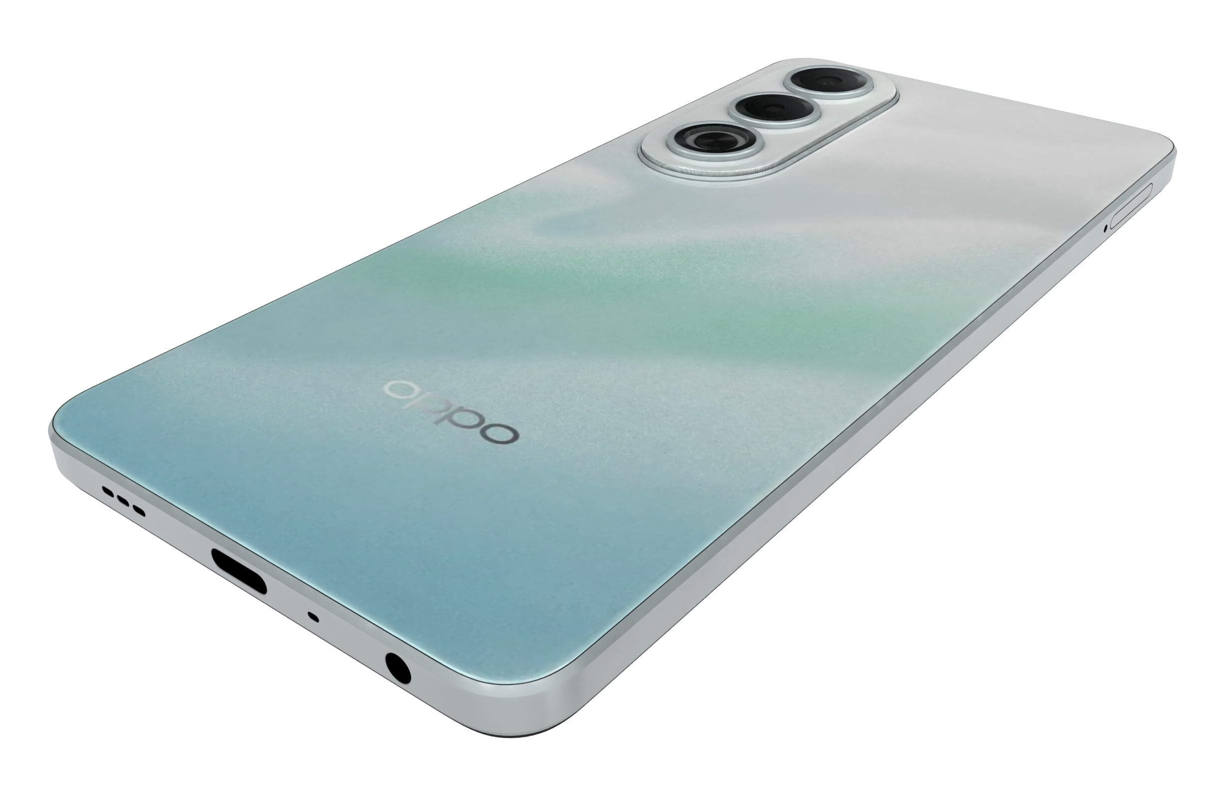 Oppo K12X 5G Breeze Blue - 3D Model by Rever_Art