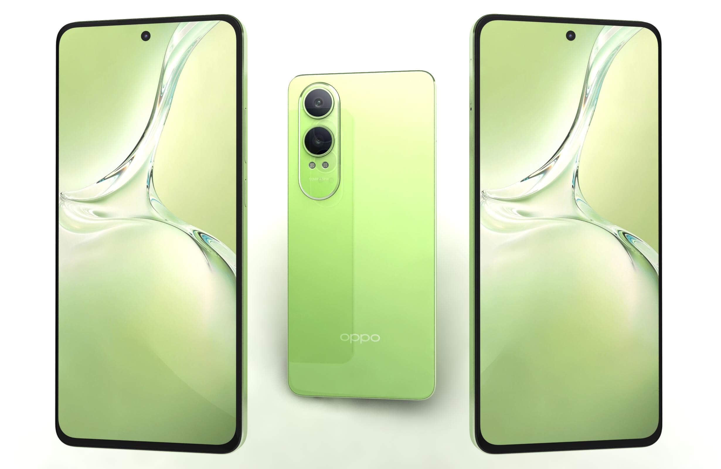 Oppo K12X Gray and Green - 3D Model by Rever_Art