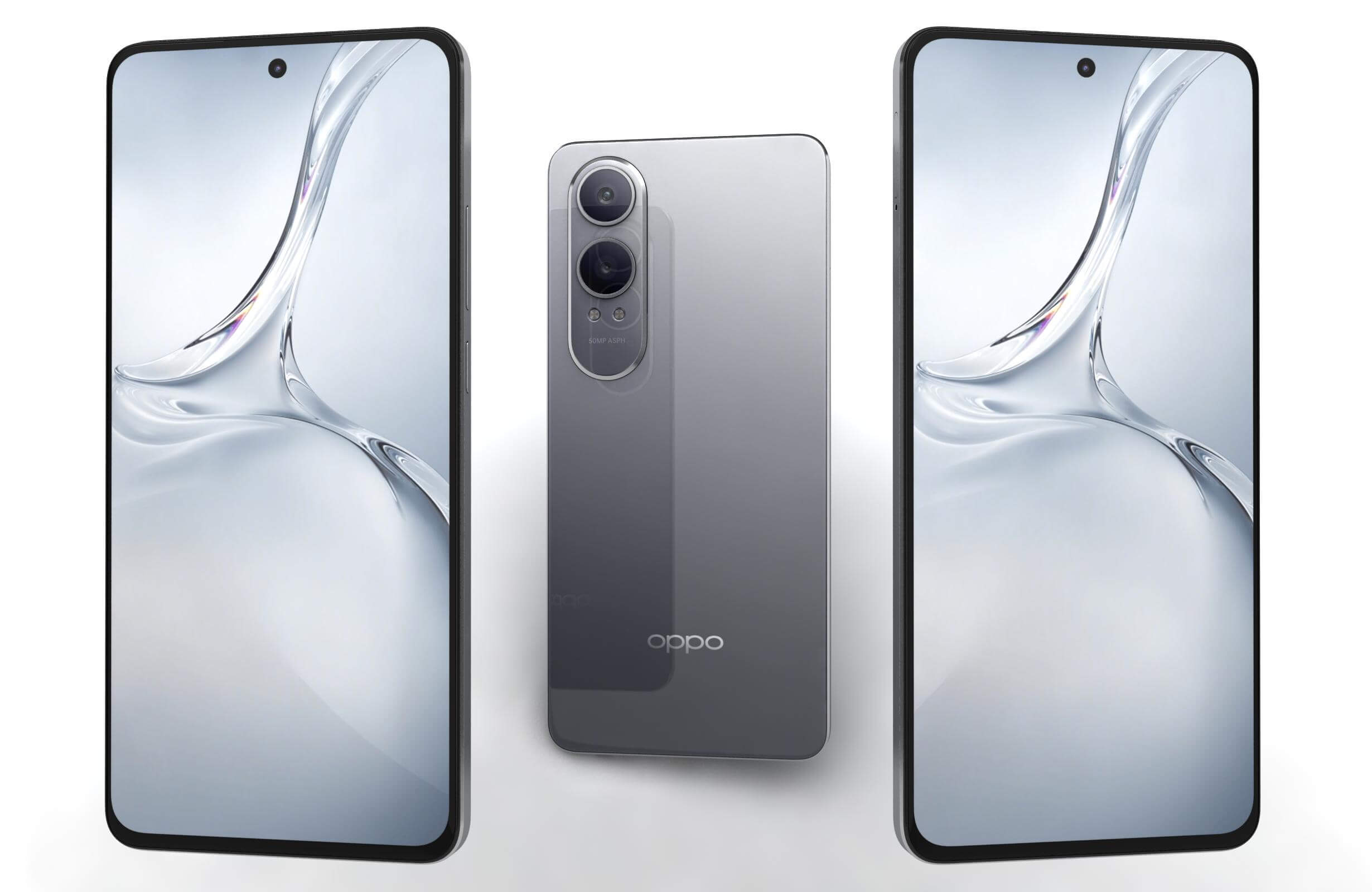 Oppo K12X Gray and Green - 3D Model by Rever_Art