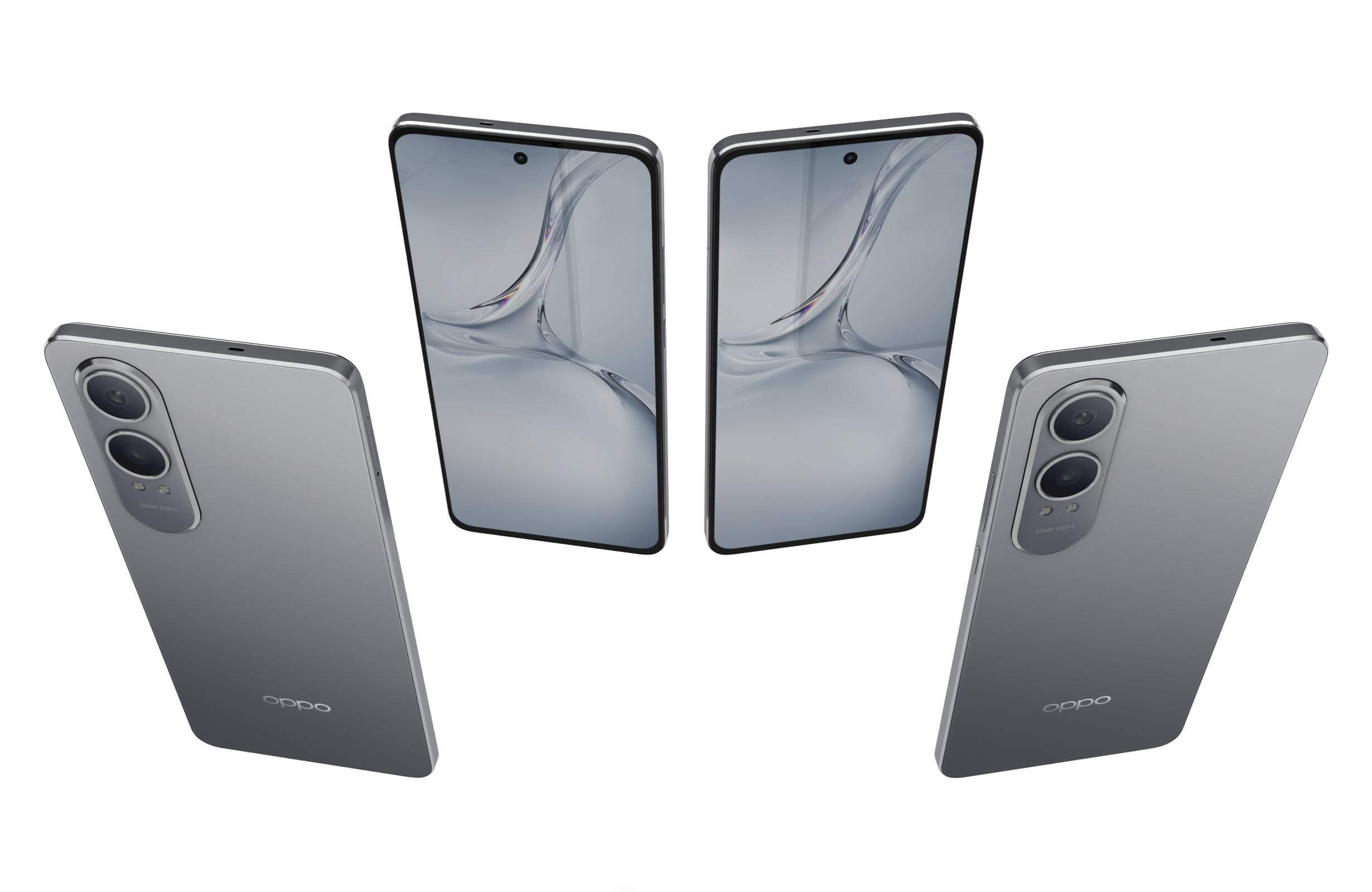 Oppo K12X Gray and Green - 3D Model by Rever_Art