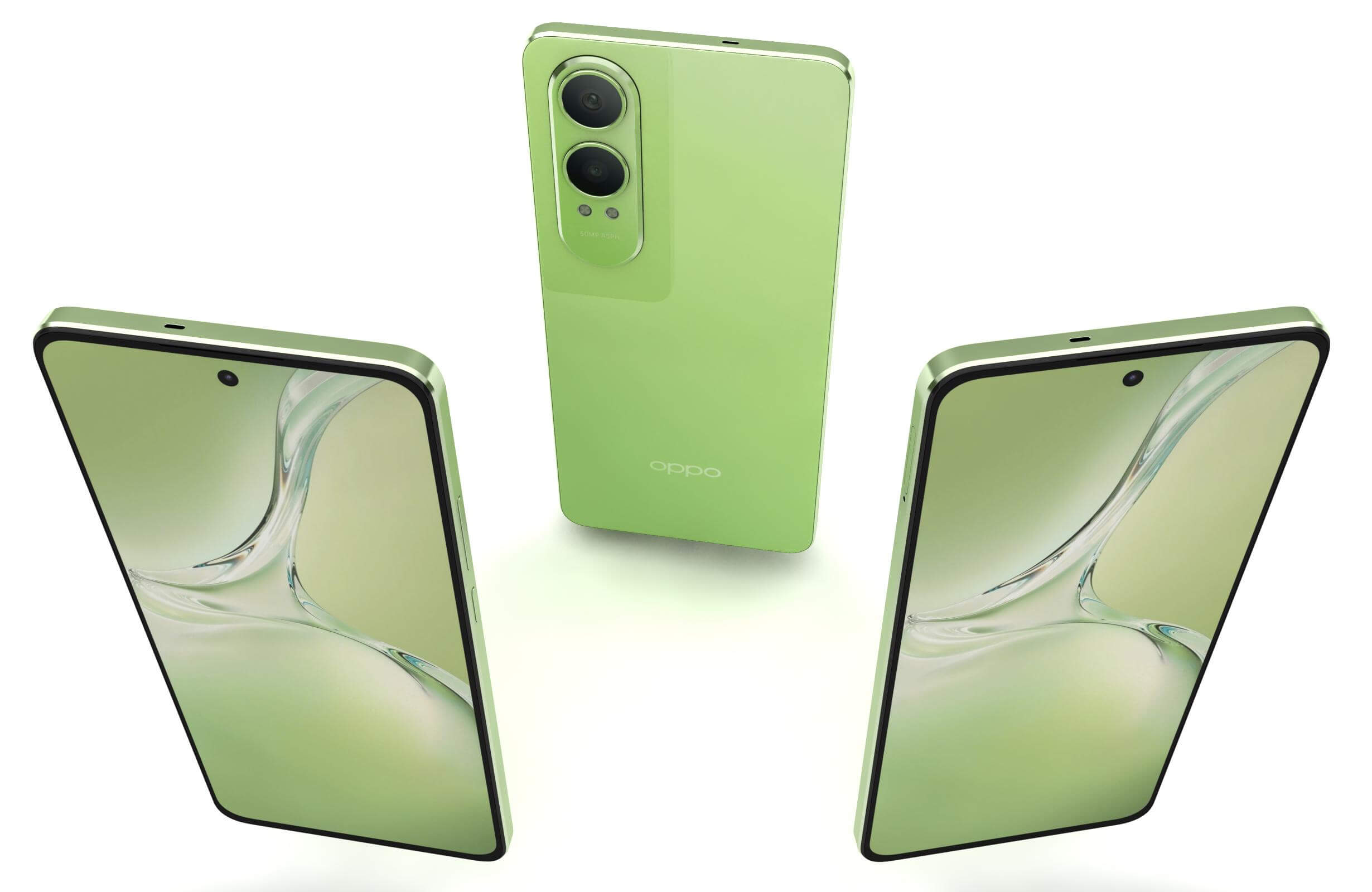 Oppo K12X Green - 3D Model by Rever_Art
