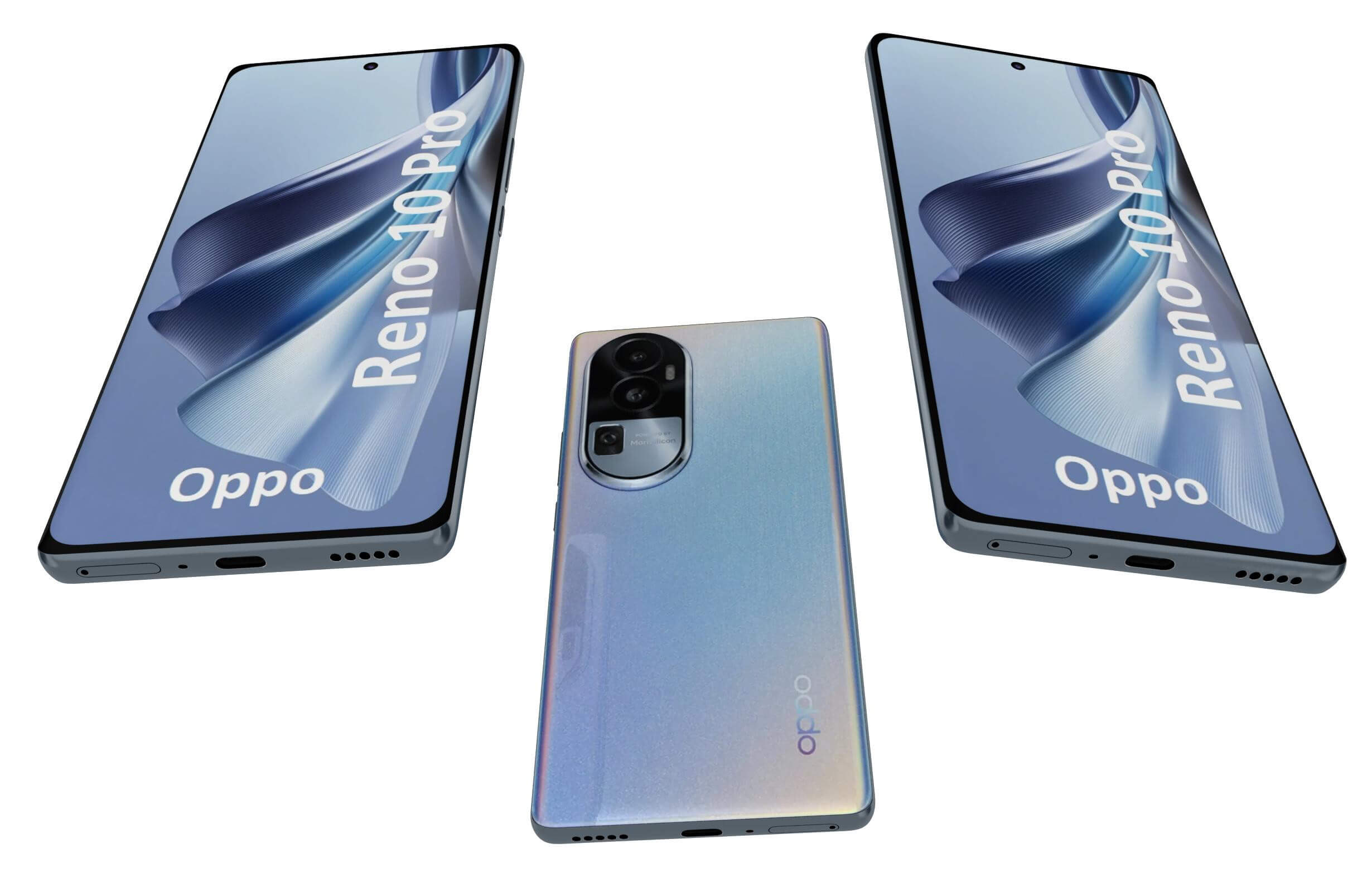 Oppo Reno 10 Pro All Colors - 3D Model by Rever_Art