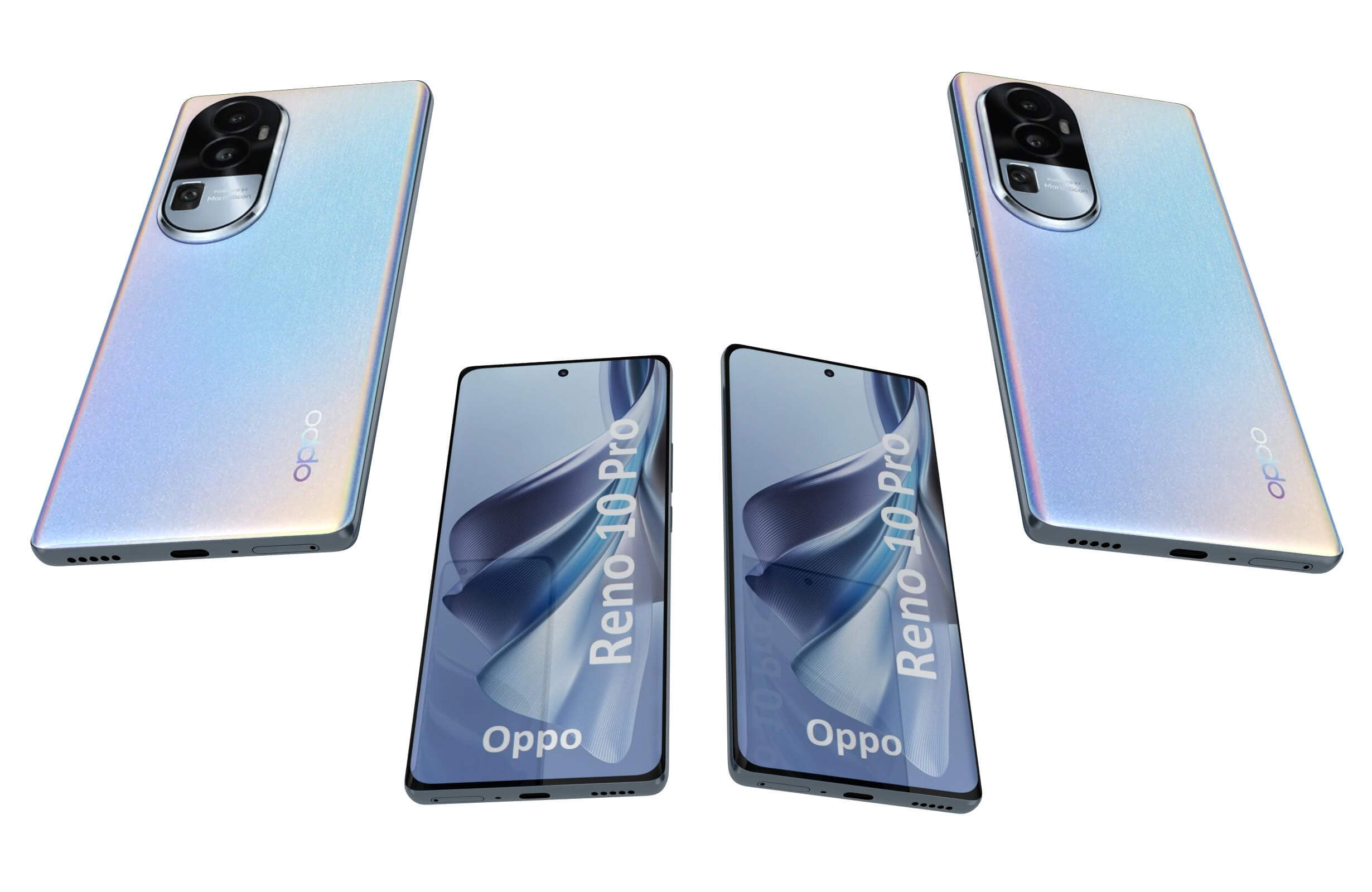 Oppo Reno 10 Pro All Colors - 3D Model by Rever_Art