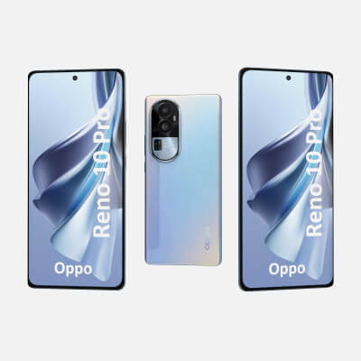 Oppo Reno 10 Pro Blue - 3D Model by Rever_Art