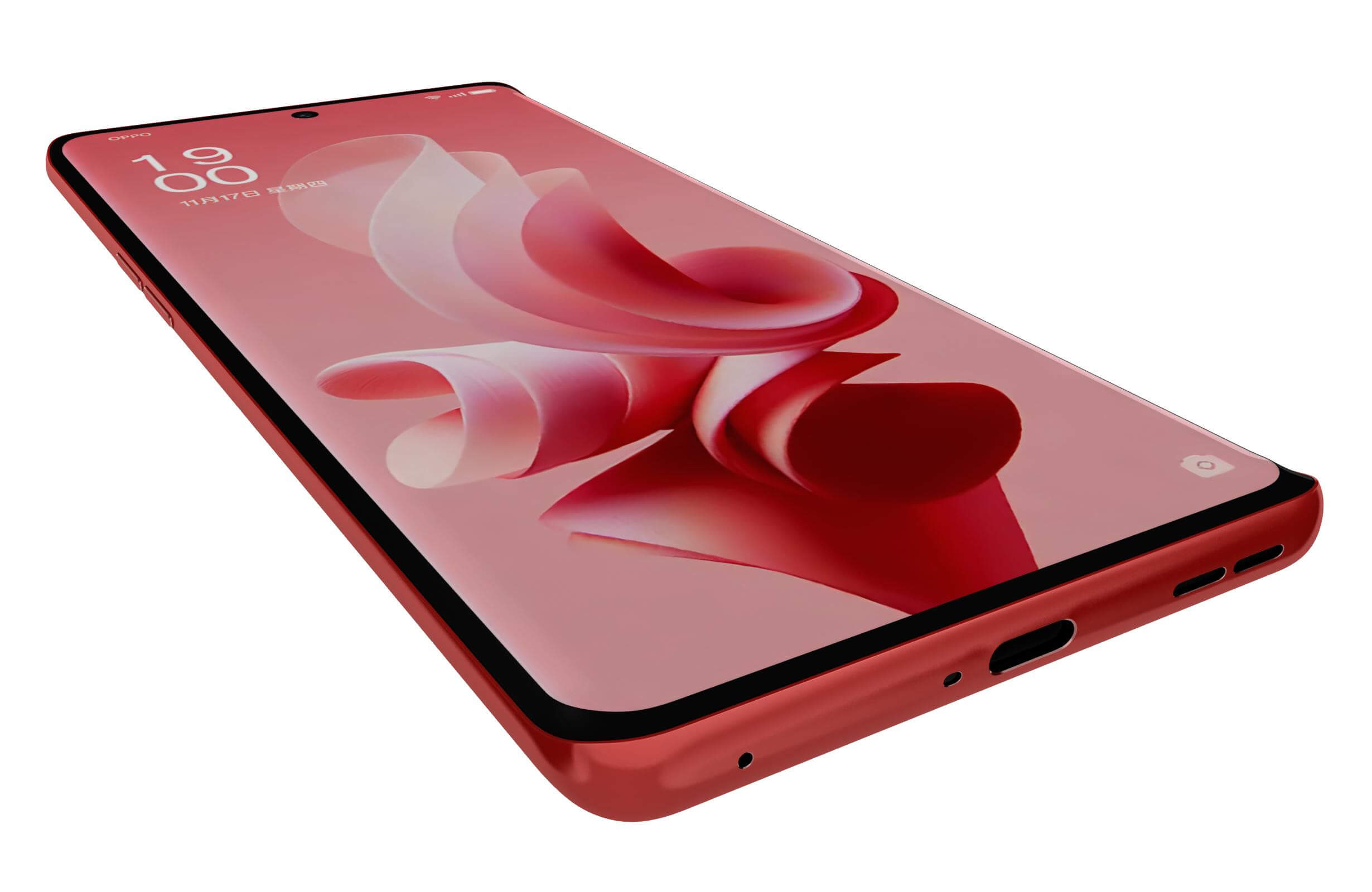 Oppo Reno 9 Red - 3D Model by Rever_Art