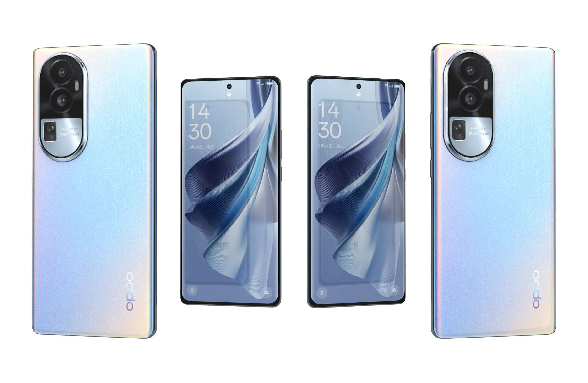 Oppo Reno10 All Colors - 3D Model by Rever_Art