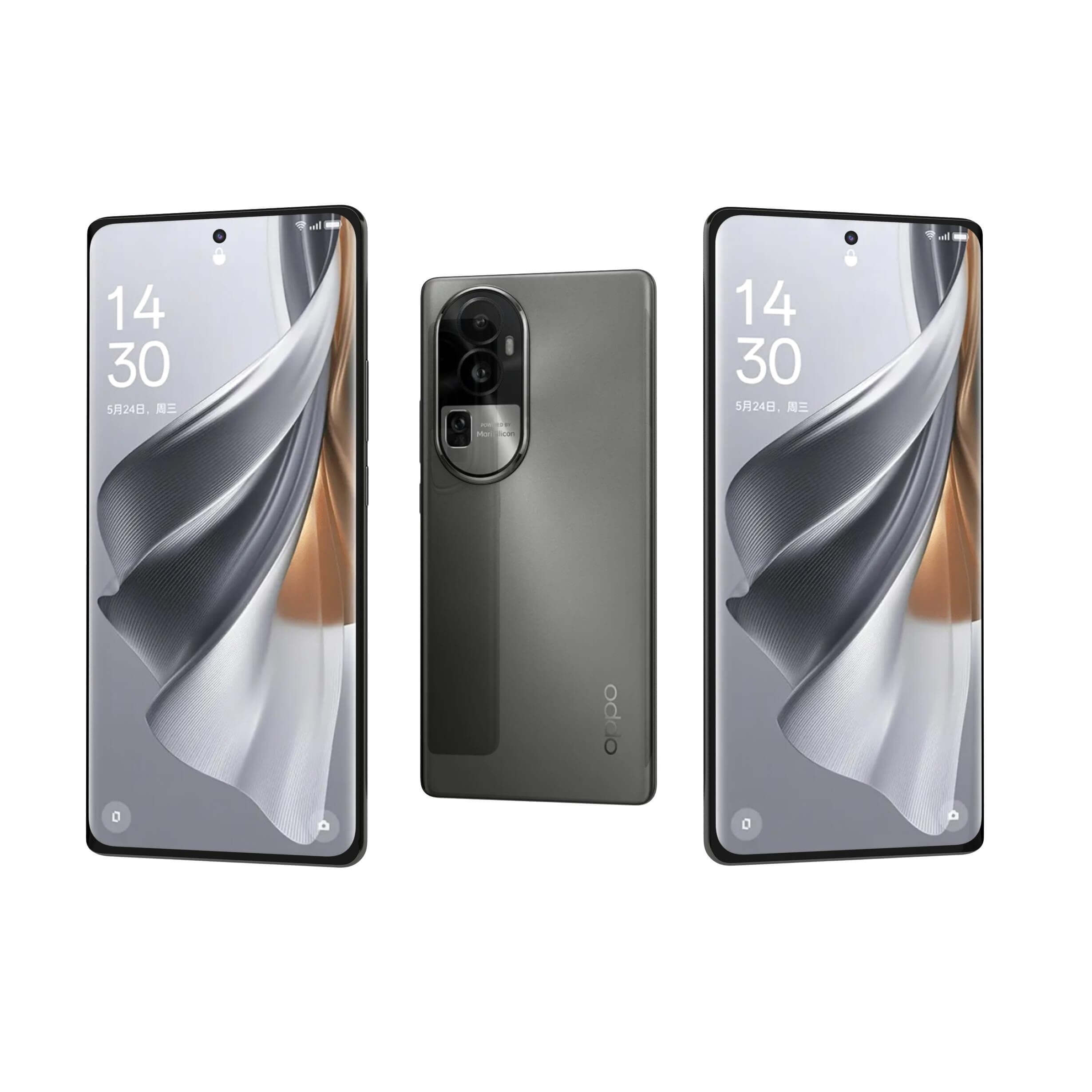Oppo Reno10 Black - 3D Model by Rever_Art