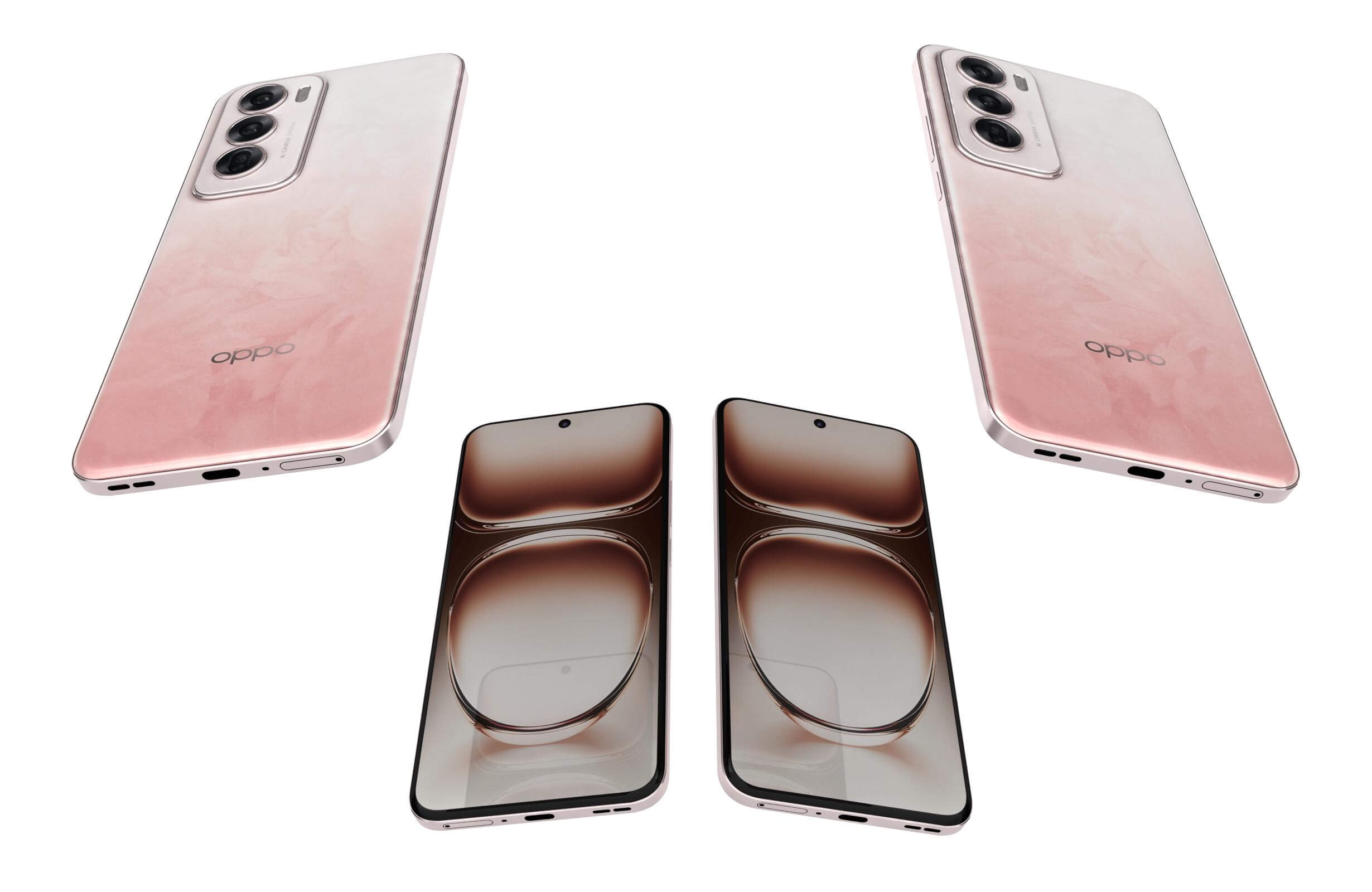 Oppo Reno12 All Colors - 3D Model by Rever_Art