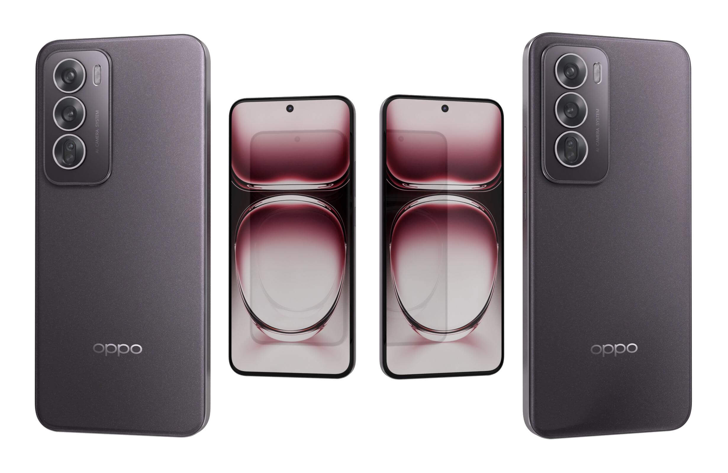 Oppo Reno12 All Colors - 3D Model by Rever_Art