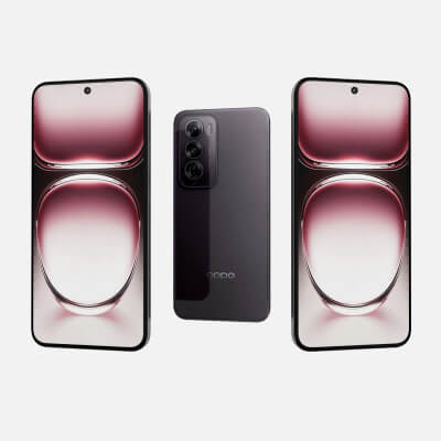 Oppo Reno12 Black - 3D Model by Rever_Art