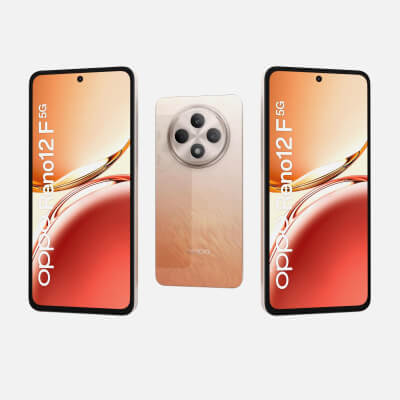 Oppo Reno12 F 5G Amber Orange - 3D Model by Rever_Art