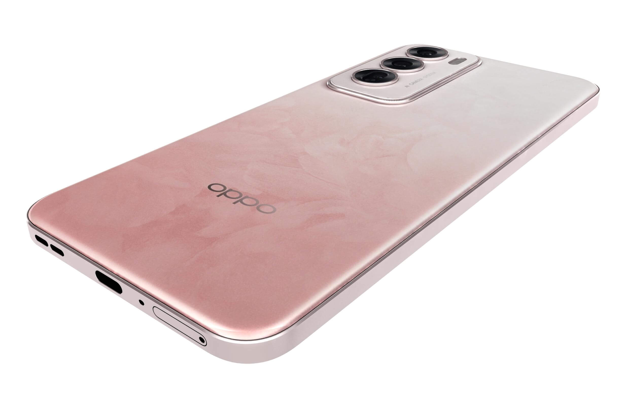 Oppo Reno12 Pink - 3D Model by Rever_Art