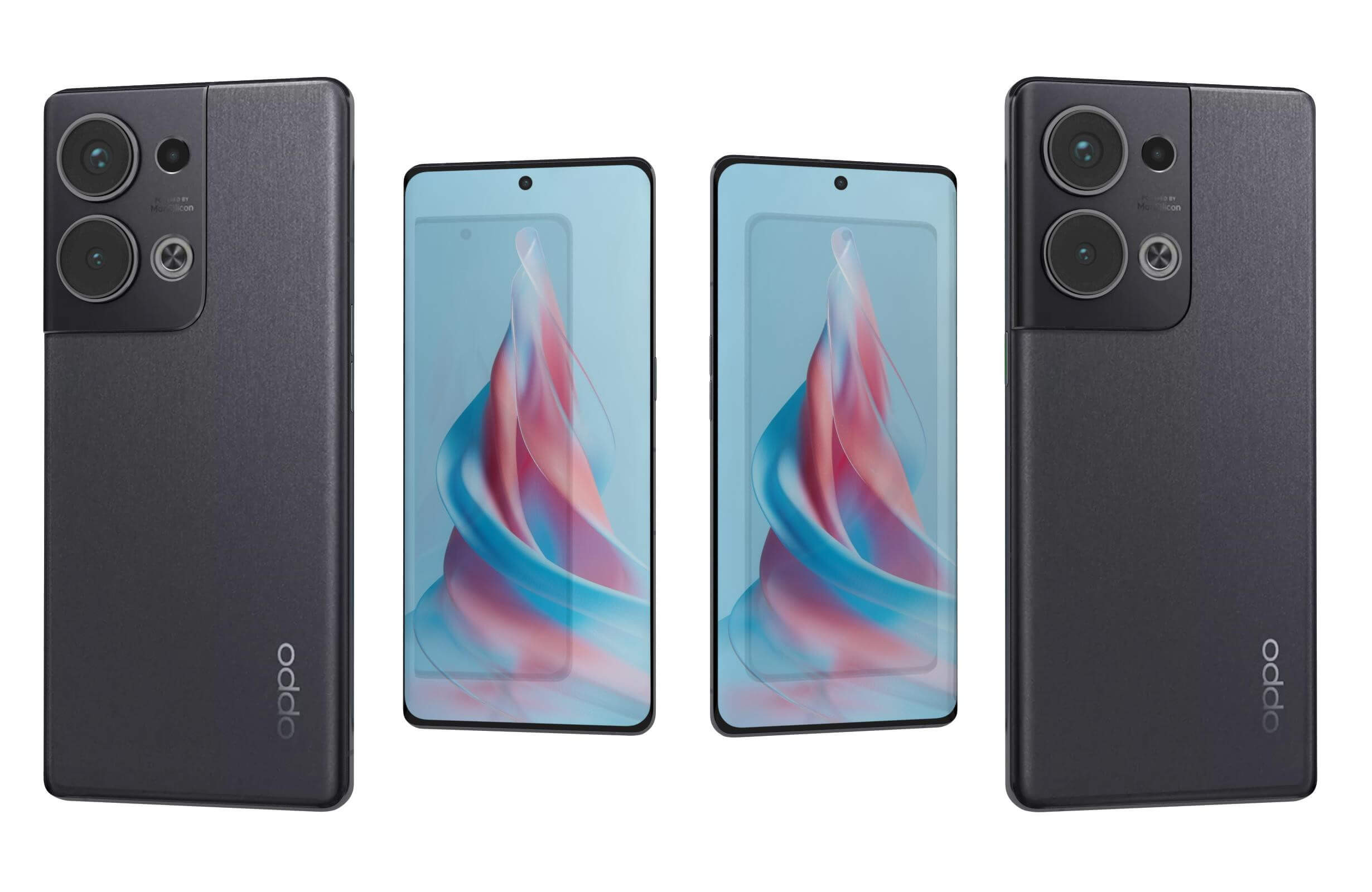Oppo Reno9 Pro Plus All Colors - 3D Model by Rever_Art