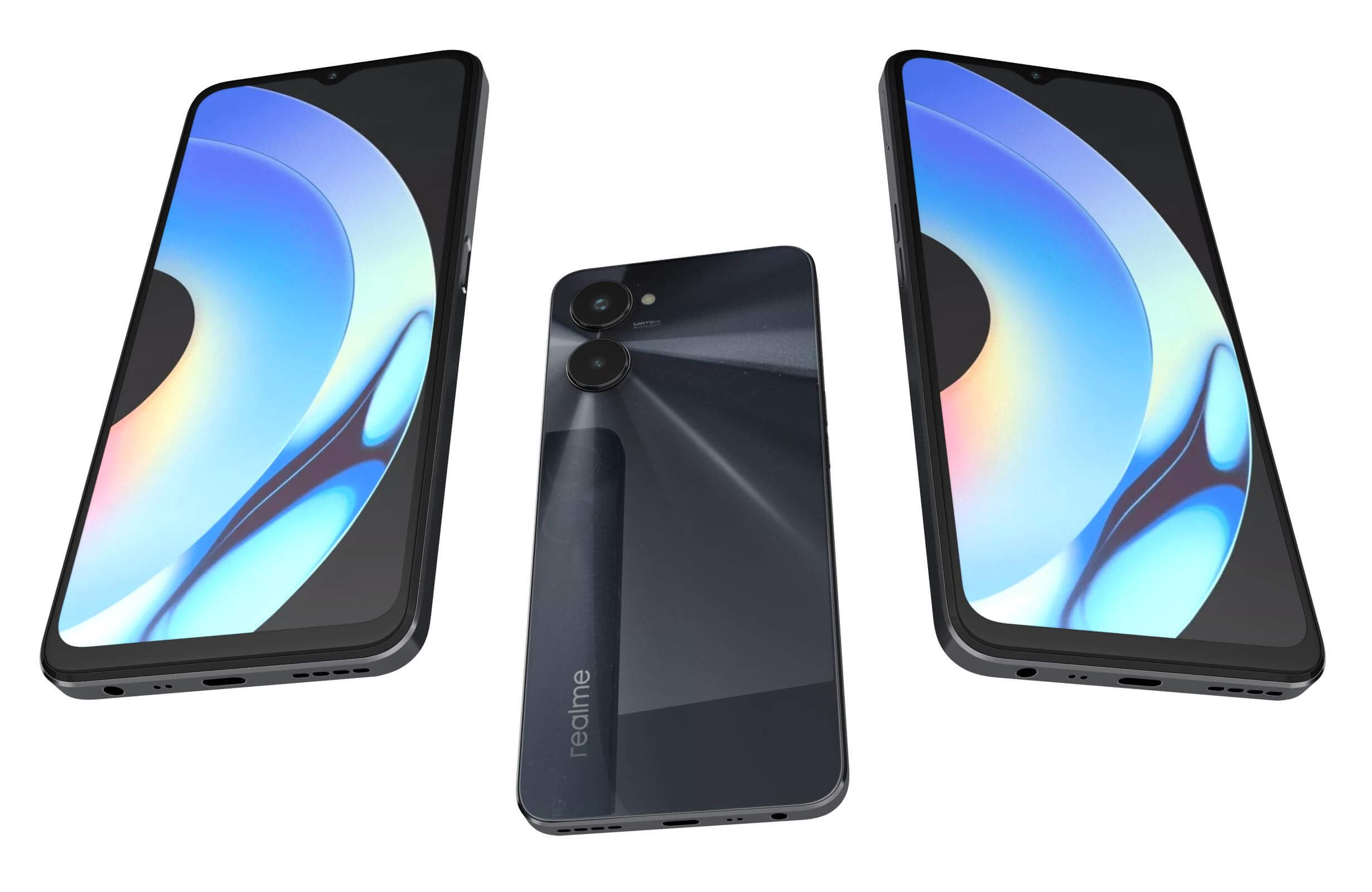 Realme 10S Black - 3D Model by Rever_Art