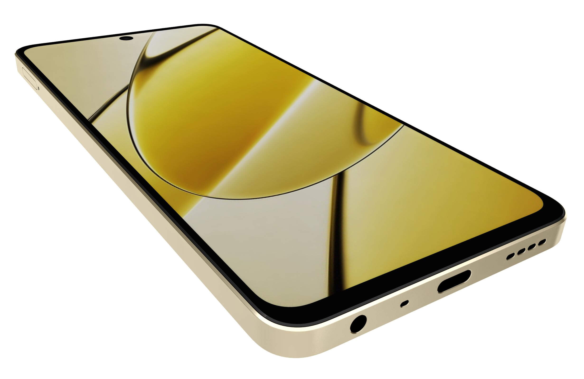 Realme 11 5G Gold - 3D Model by Rever_Art