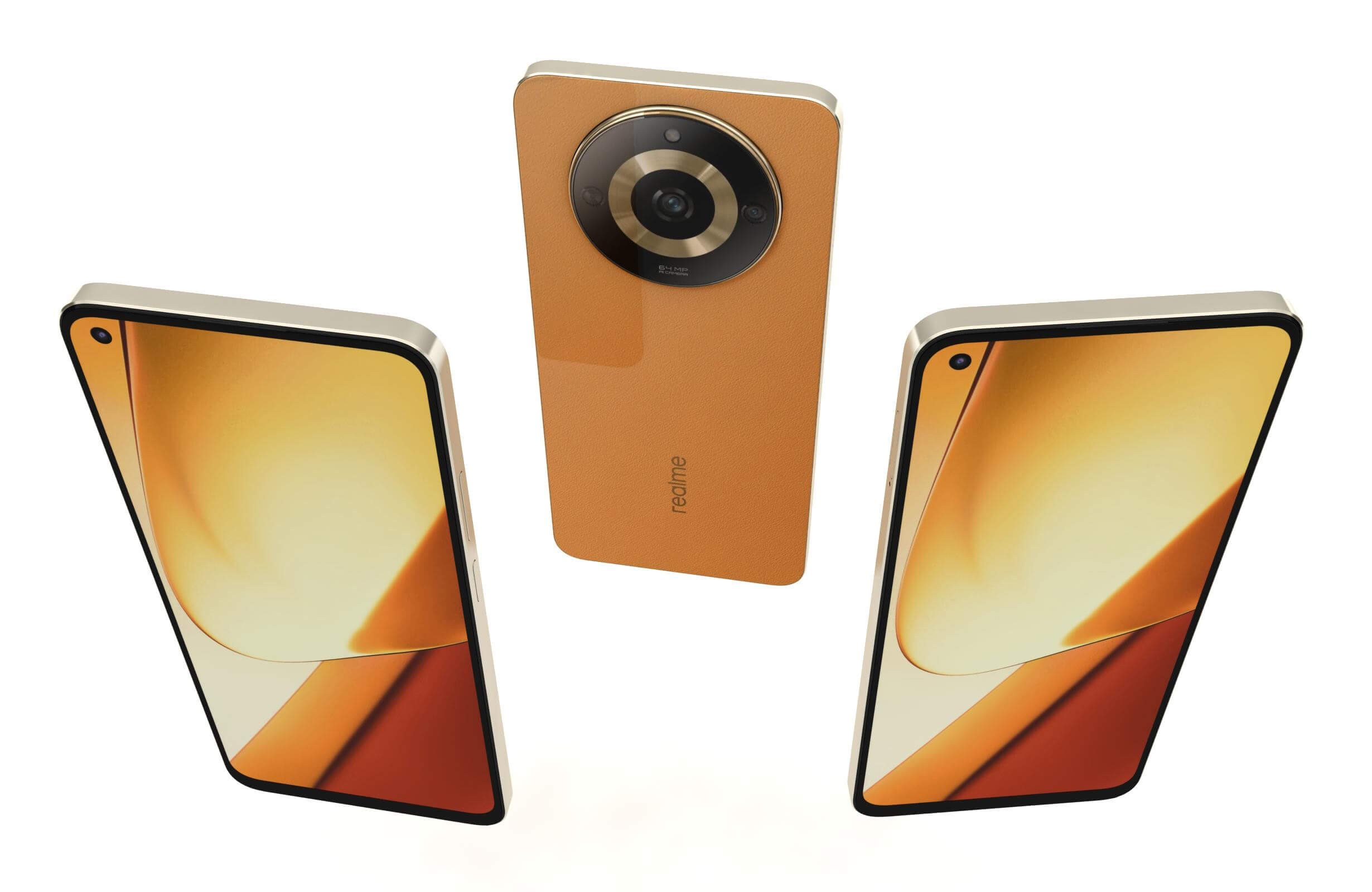 Realme 11 Orange - 3D Model by Rever_Art