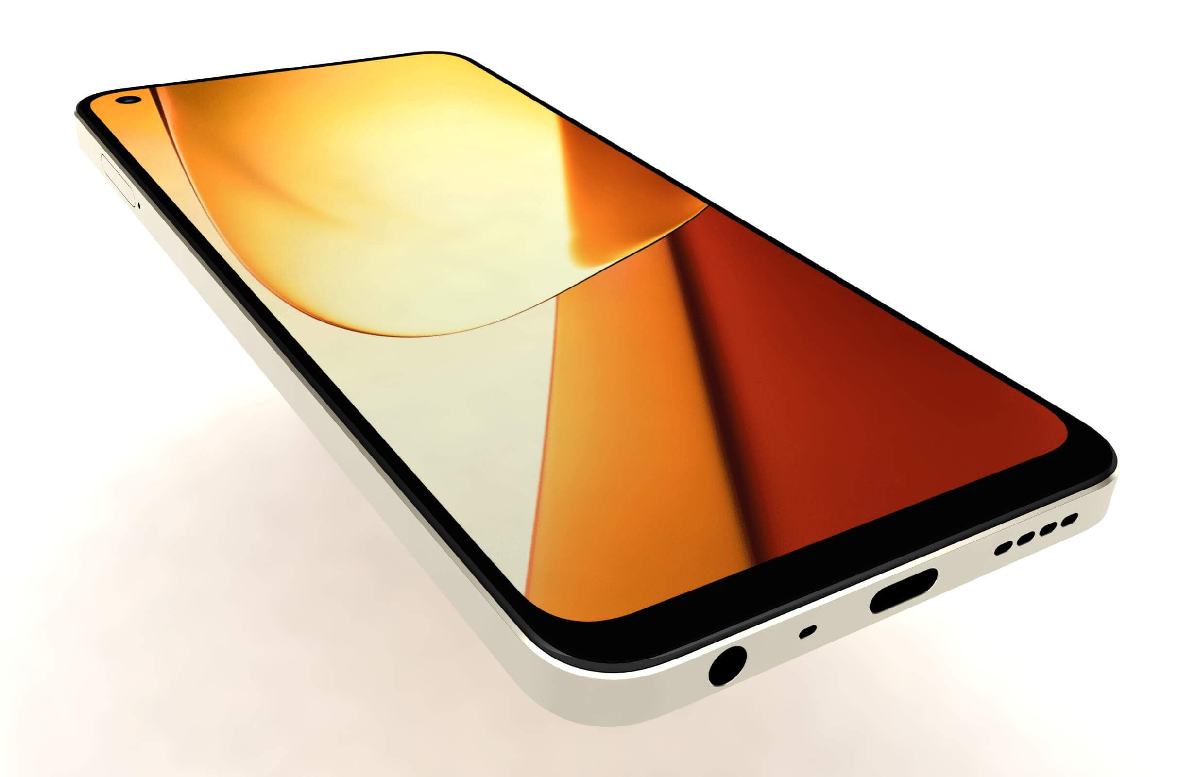 Realme 11 Orange - 3D Model by Rever_Art