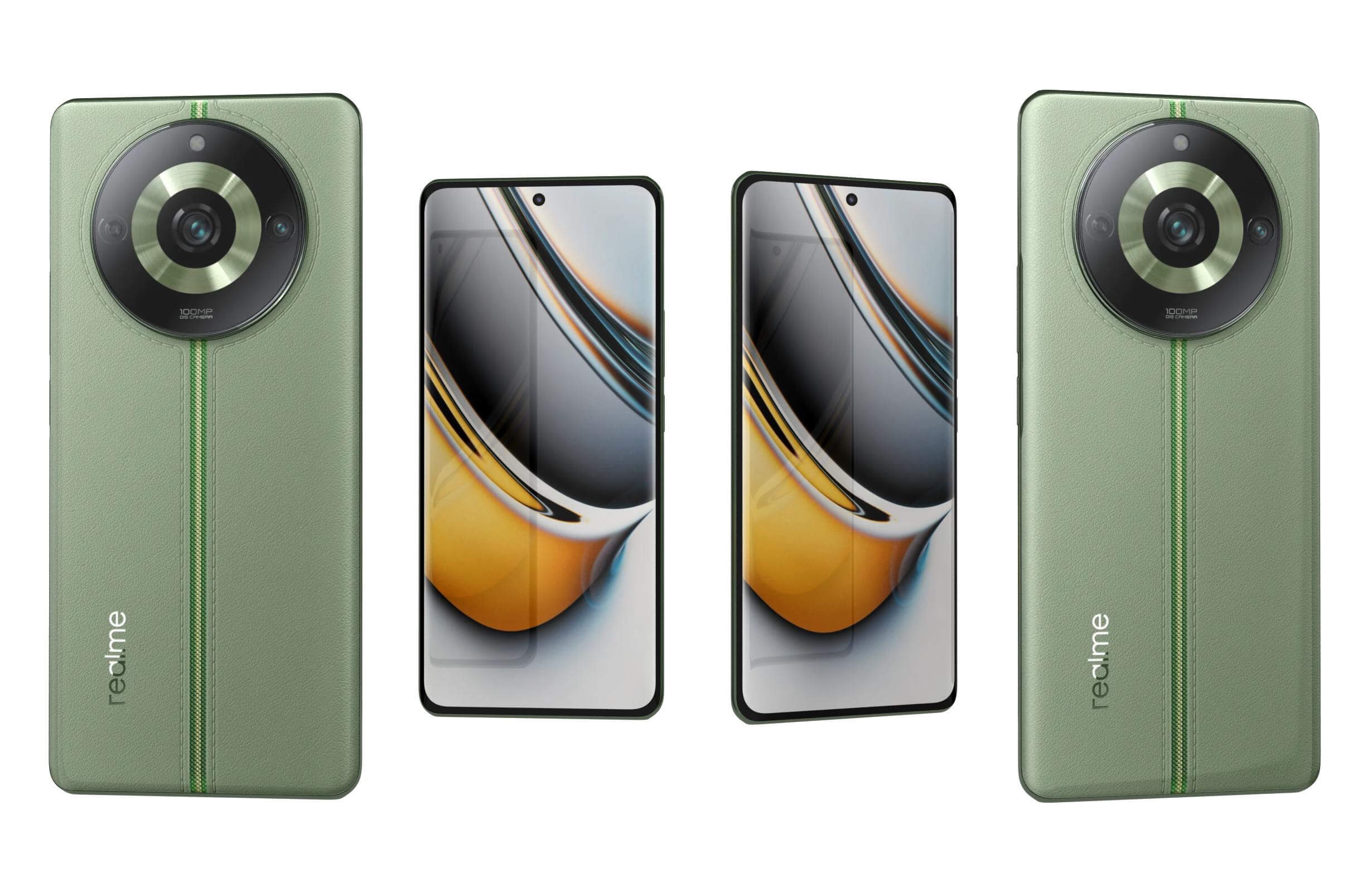 Realme 11 Pro Green - 3D Model by Rever_Art