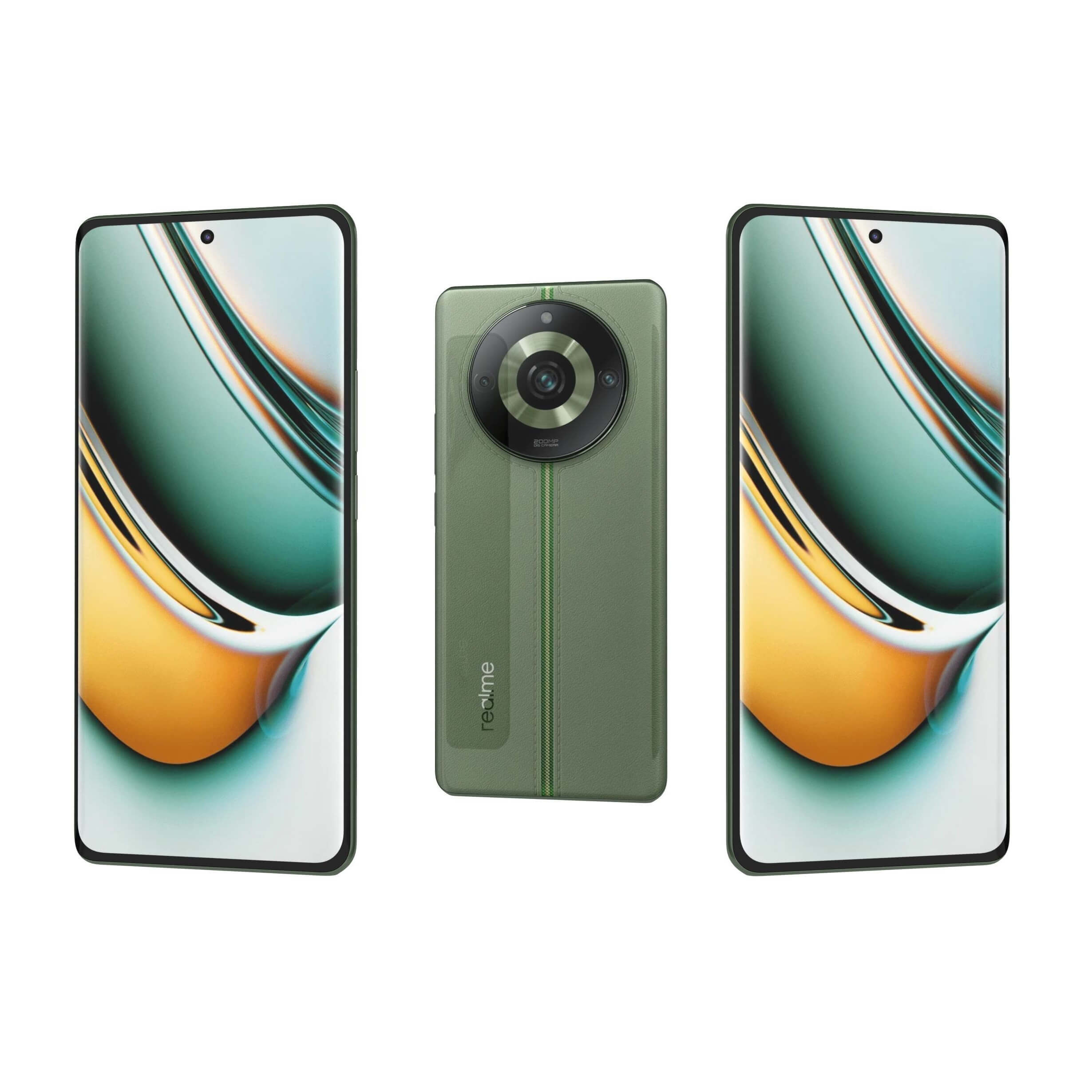 Realme 11 Pro Plus Green - 3D Model by Rever_Art