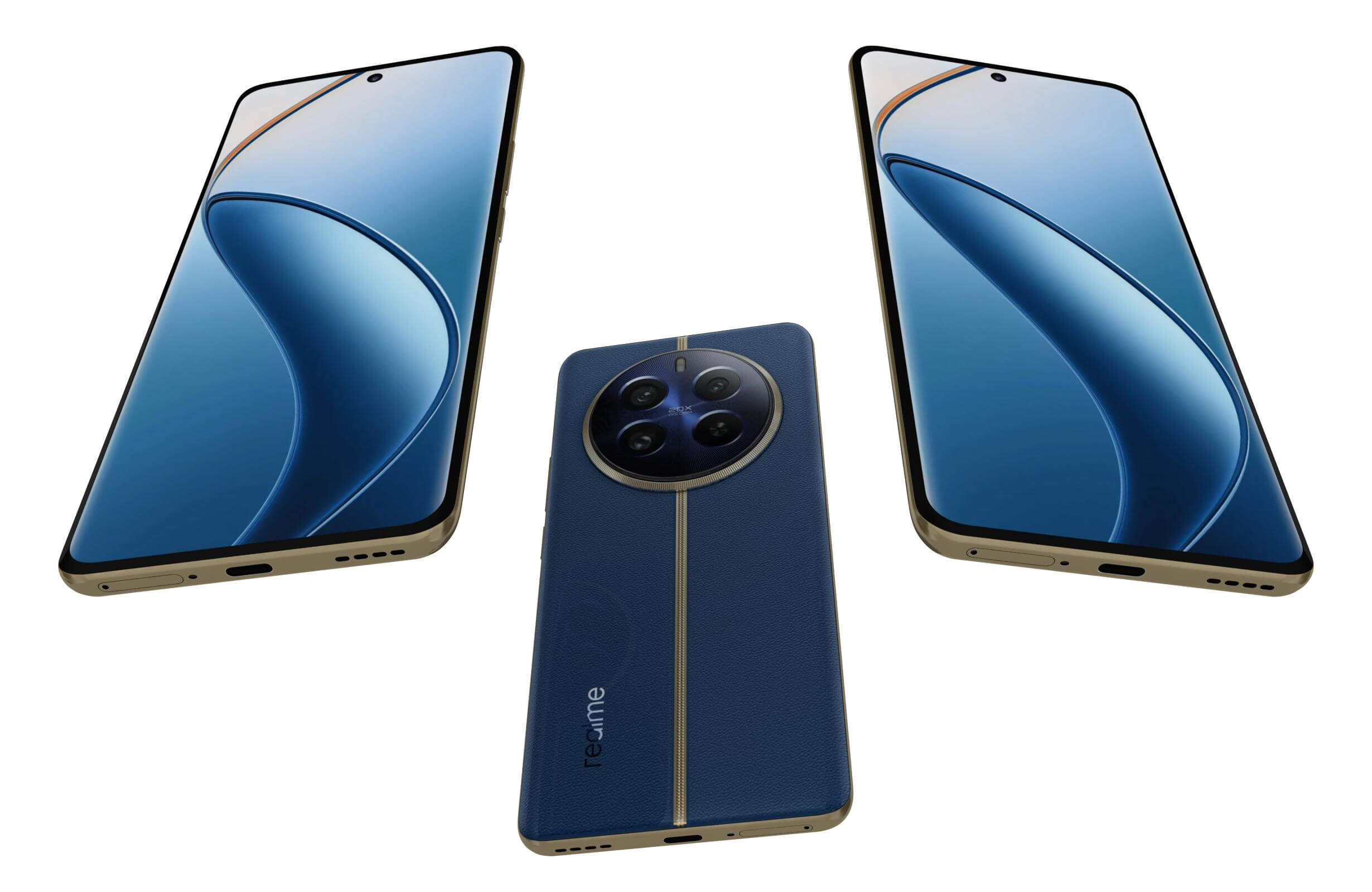 Realme 12 Pro 5G Blue - 3D Model by Rever_Art