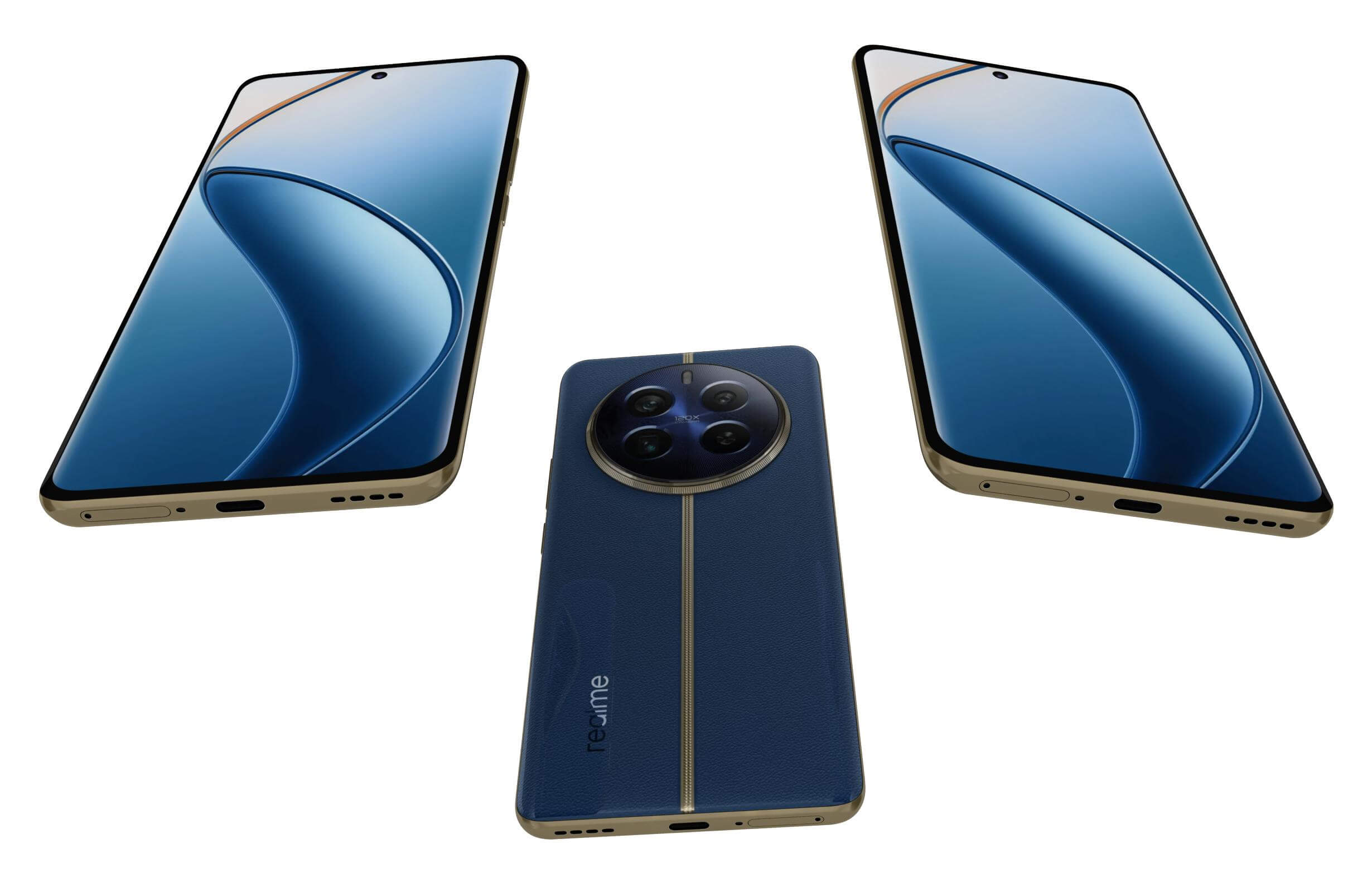 Realme 12 Pro Plus 5G Blue - 3D Model by Rever_Art