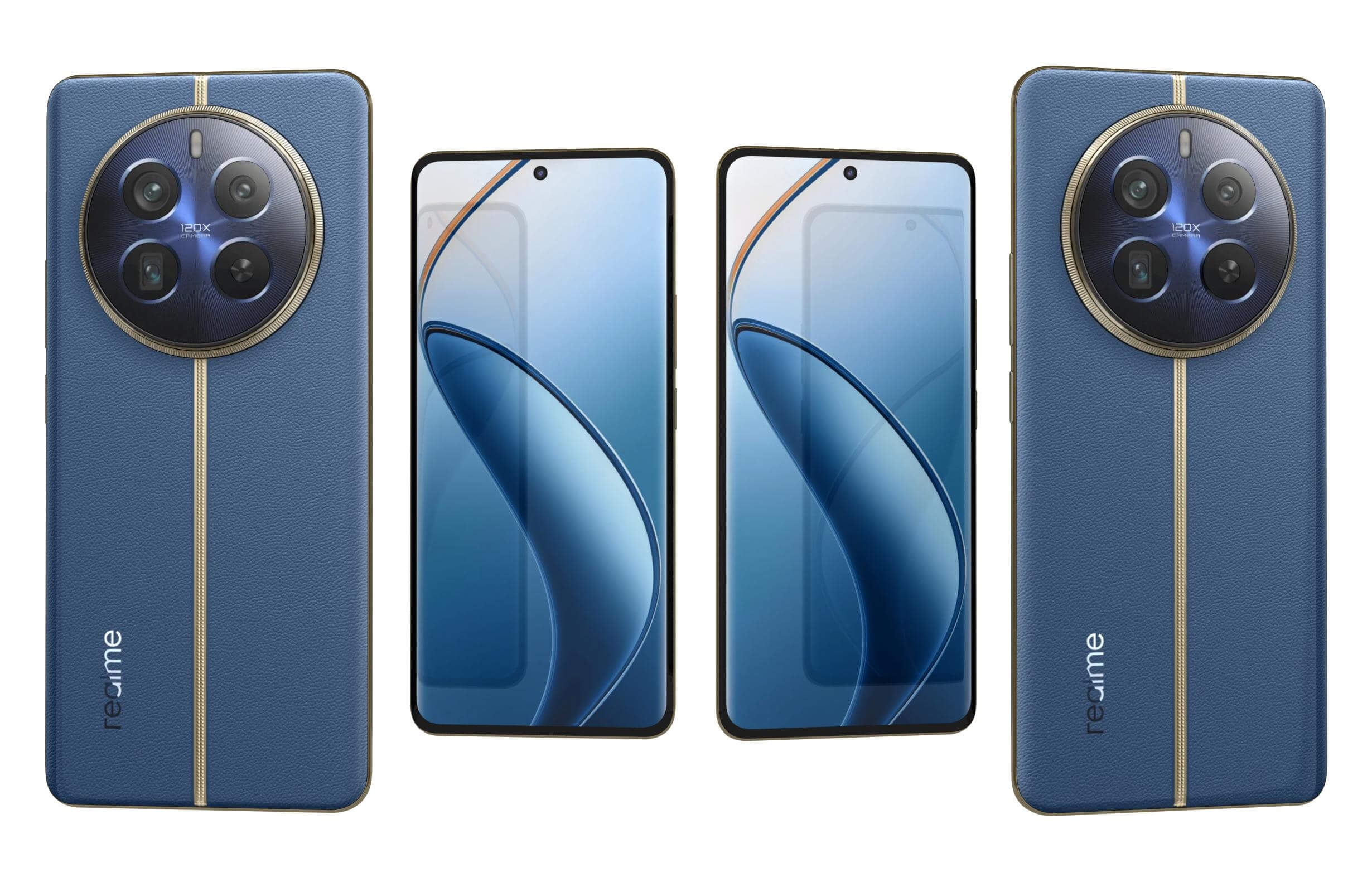 Realme 12 Pro Plus 5G Blue - 3D Model by Rever_Art