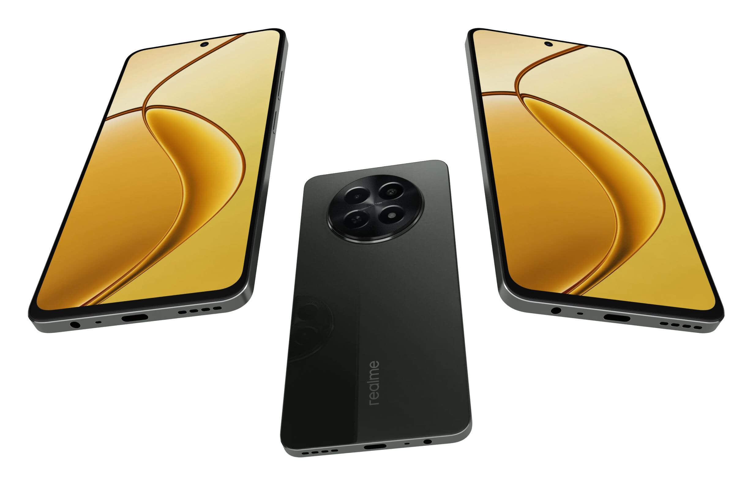 Realme 12X Black - 3D Model by Rever_Art