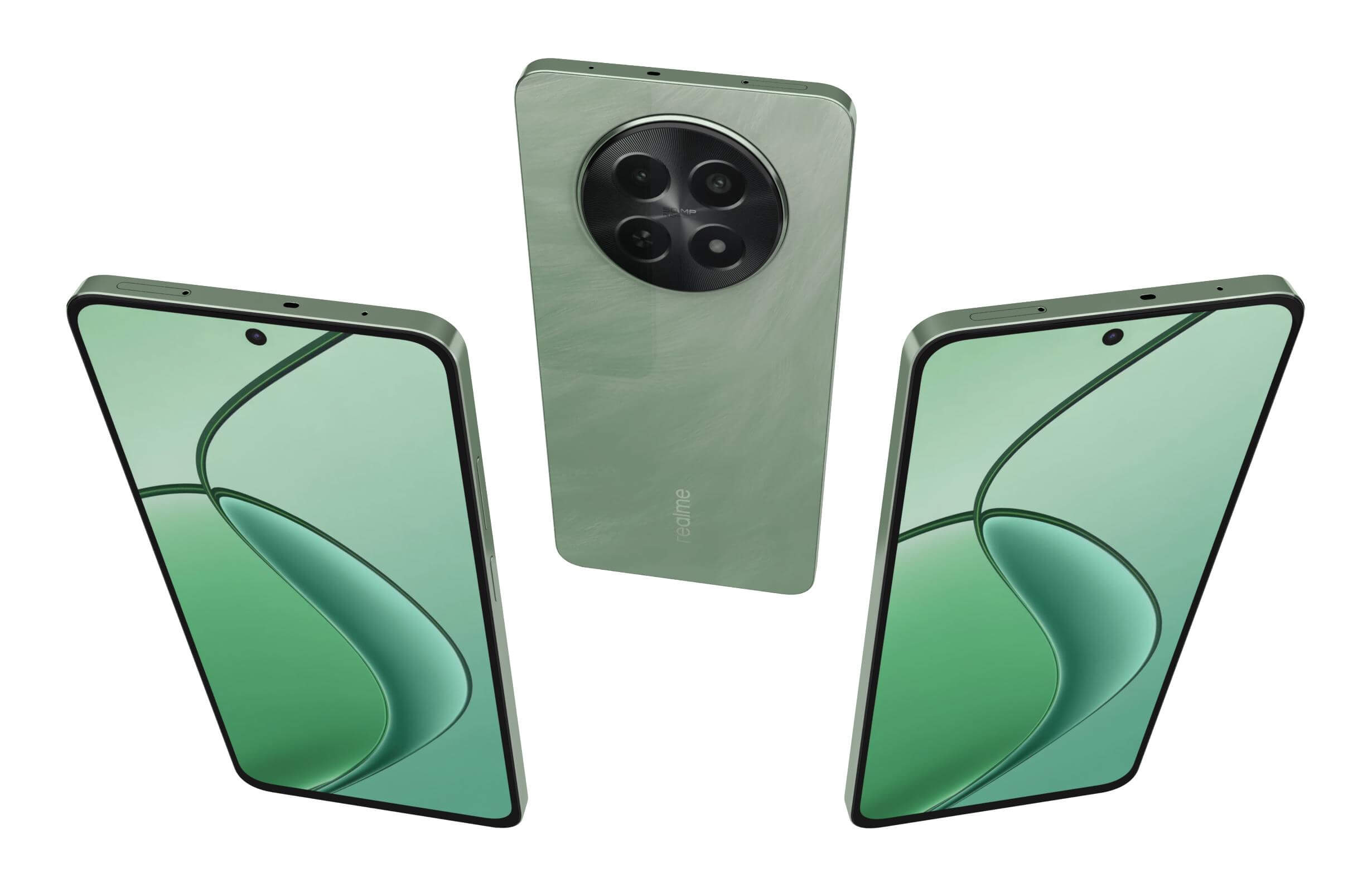 Realme 12X Green - 3D Model by Rever_Art