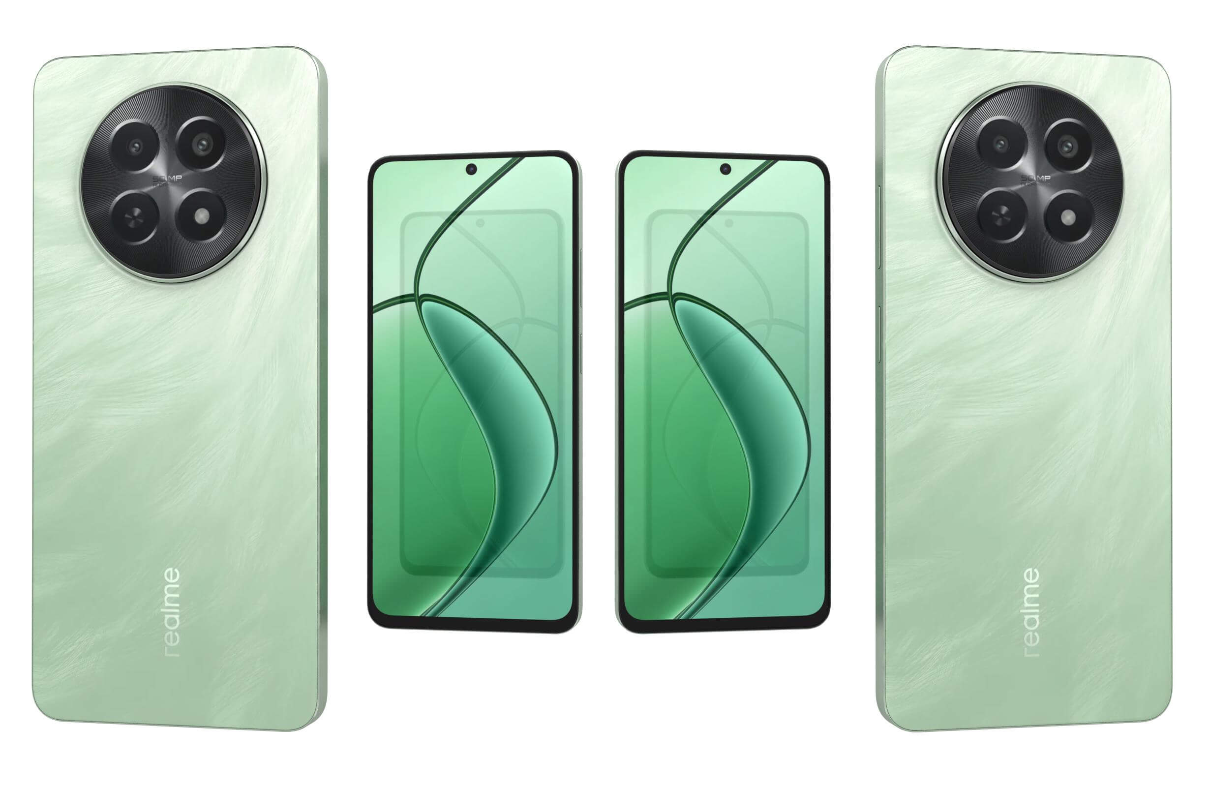 Realme 12X Green - 3D Model by Rever_Art