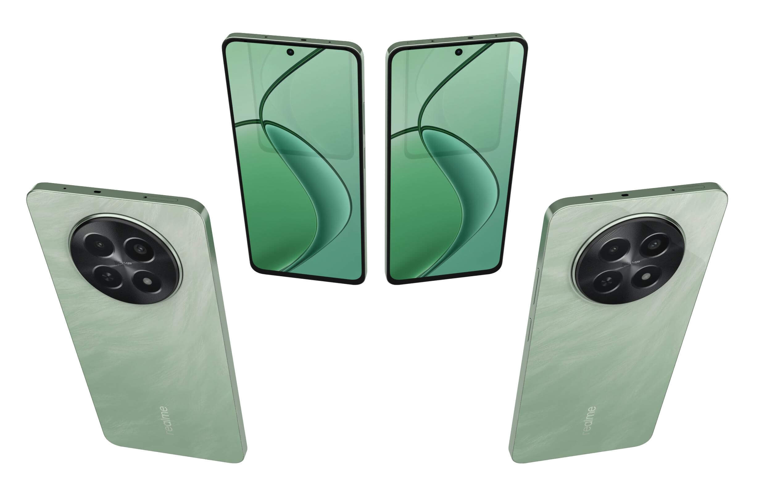 Realme 12X Green - 3D Model by Rever_Art