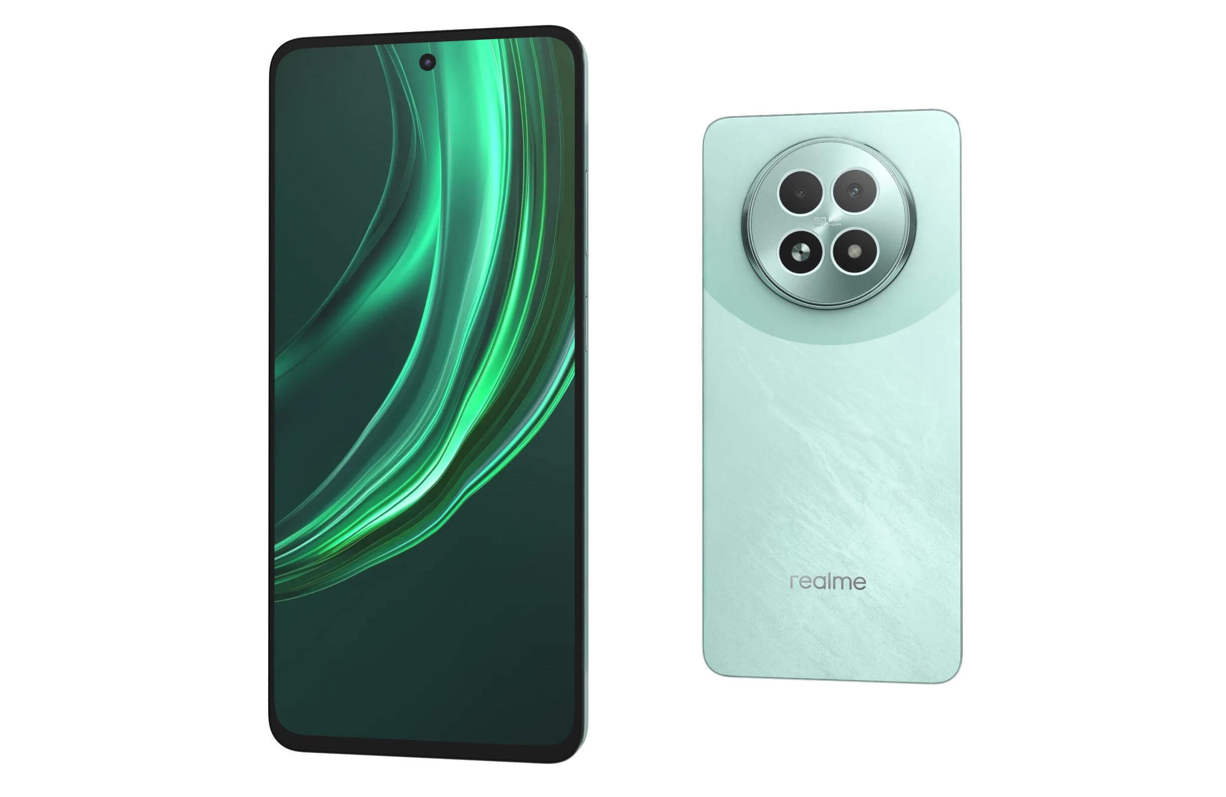 Realme 13 5G Dark Purple and Speed Green - 3D Model by Rever_Art