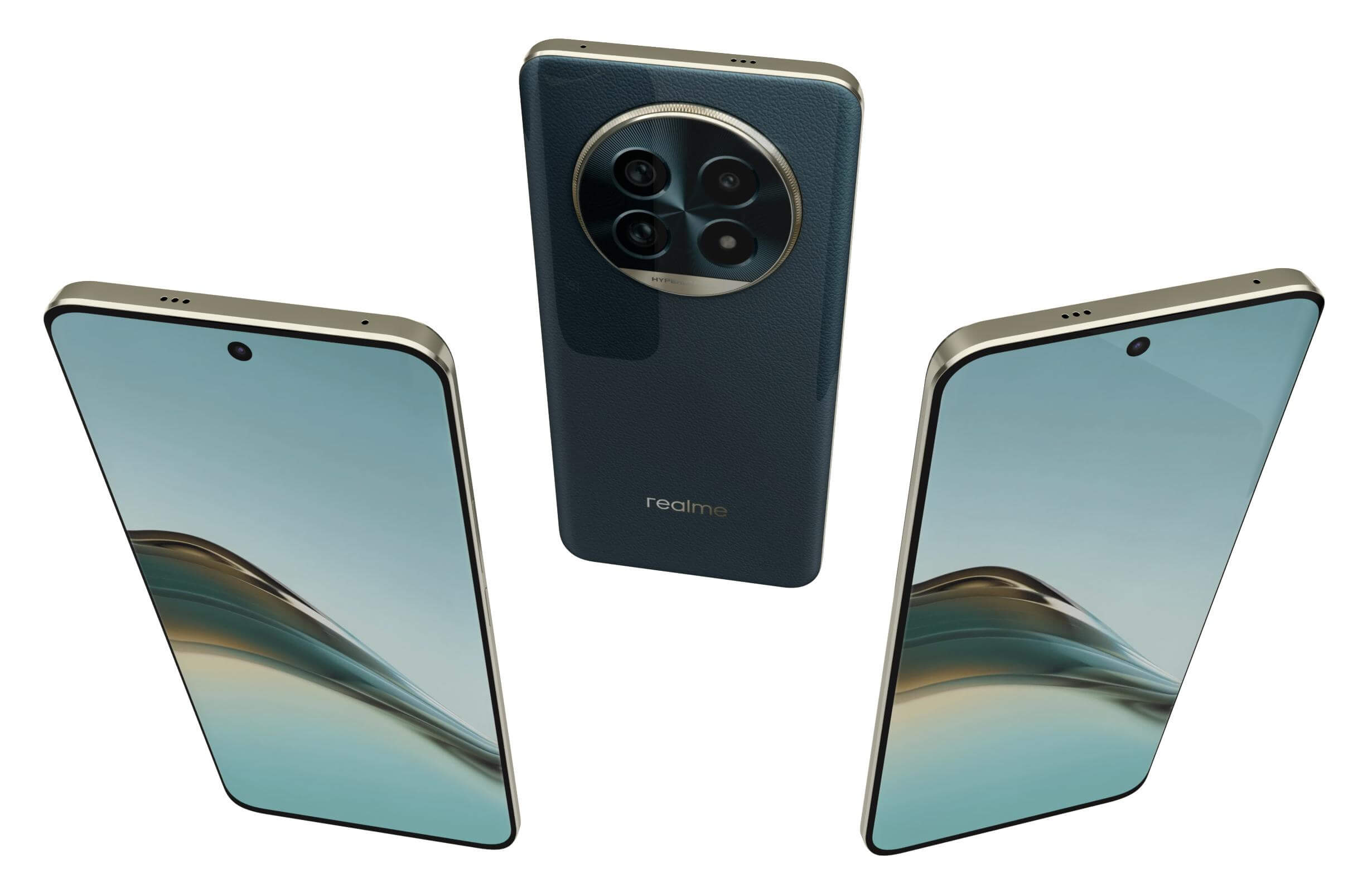 Realme 13 Pro Plus 5G Monet Green - 3D Model by Rever_Art