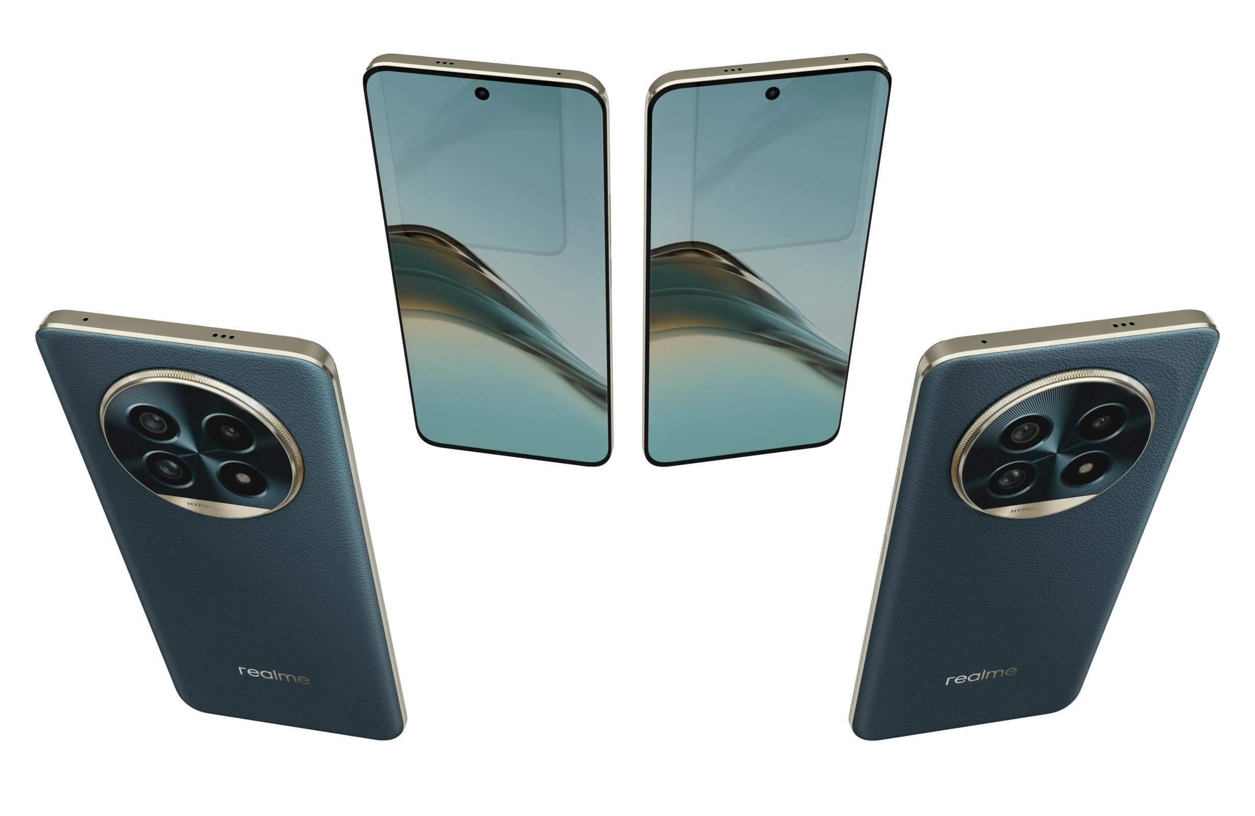 Realme 13 Pro Plus 5G Monet Green - 3D Model by Rever_Art