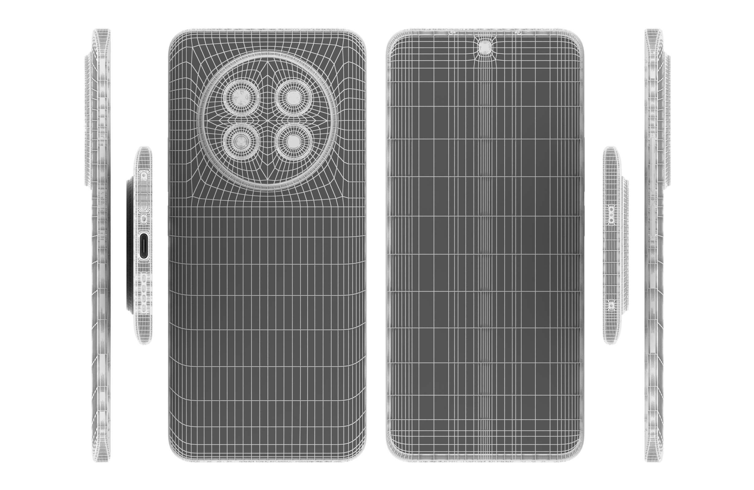 Realme 13 Pro Plus 5G Monet Green - 3D Model by Rever_Art