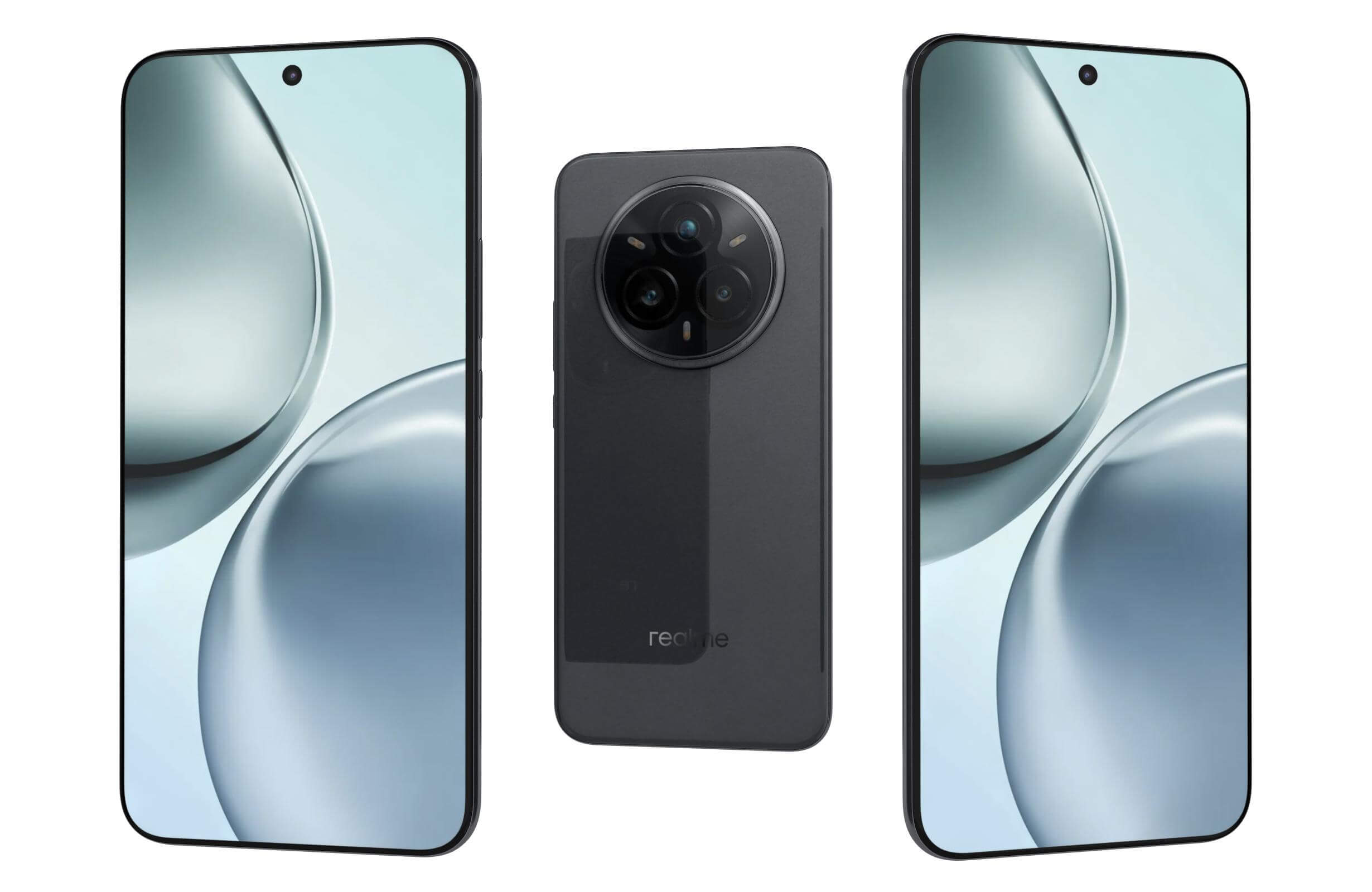 Realme 14 Pro Plus Gray and White - 3D Model by Rever_Art