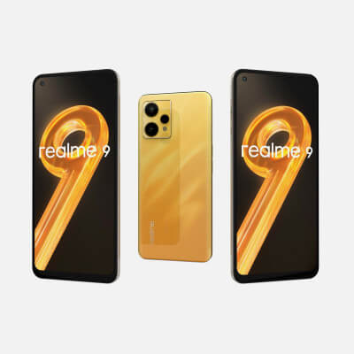 Realme 9 Sunburst Gold - 3D Model by Rever_Art