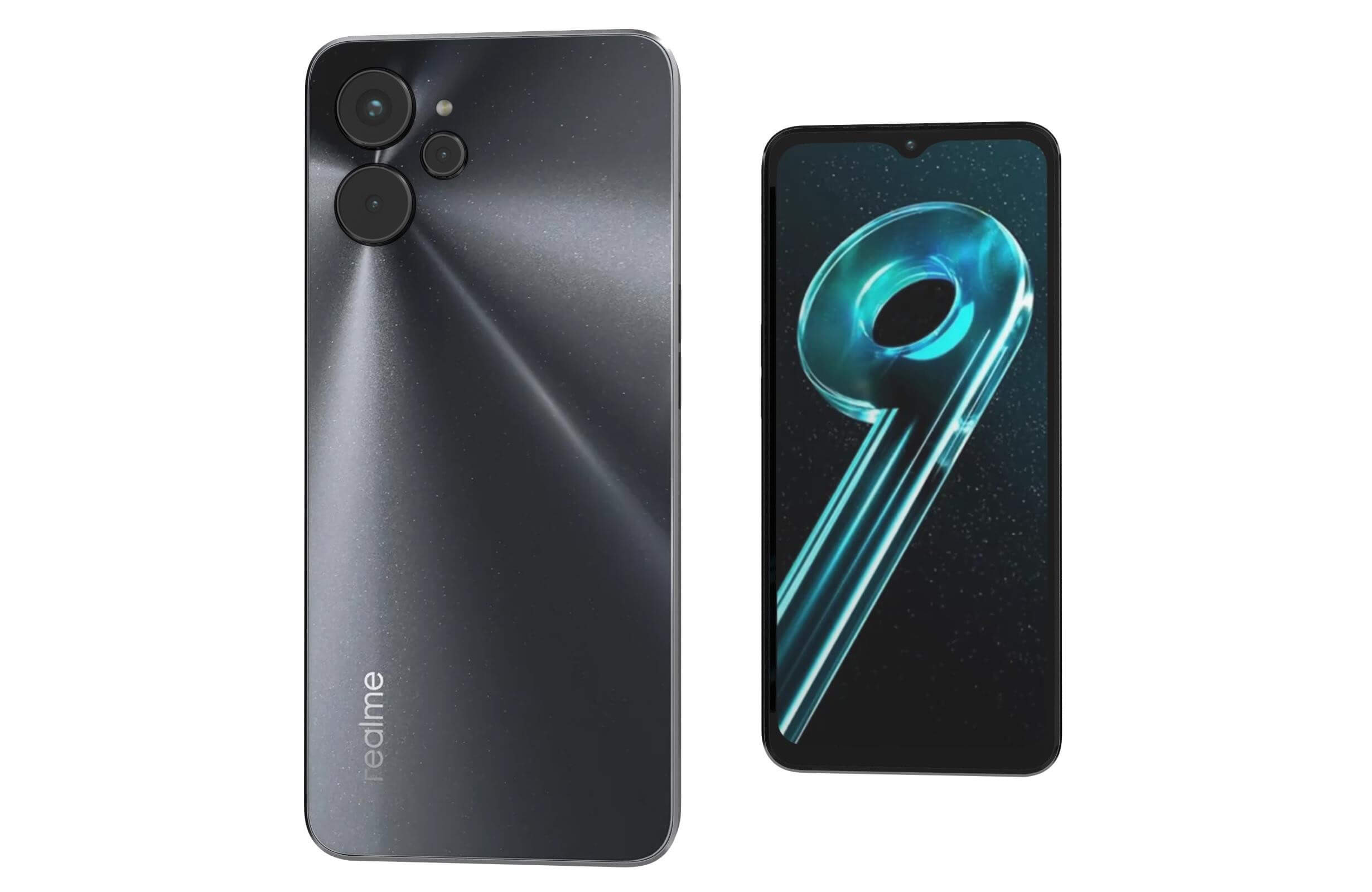 Realme 9i 5G Black - 3D Model by Rever_Art