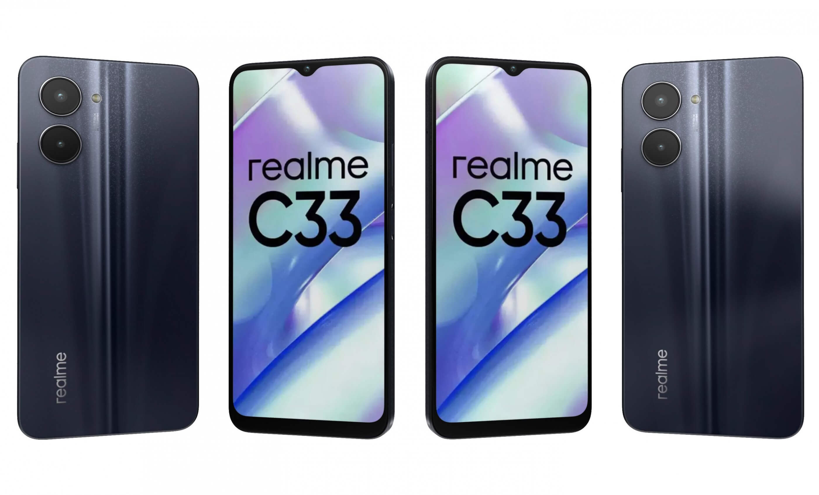 Realme C33 2023 All Colors - 3D Model by Rever_Art