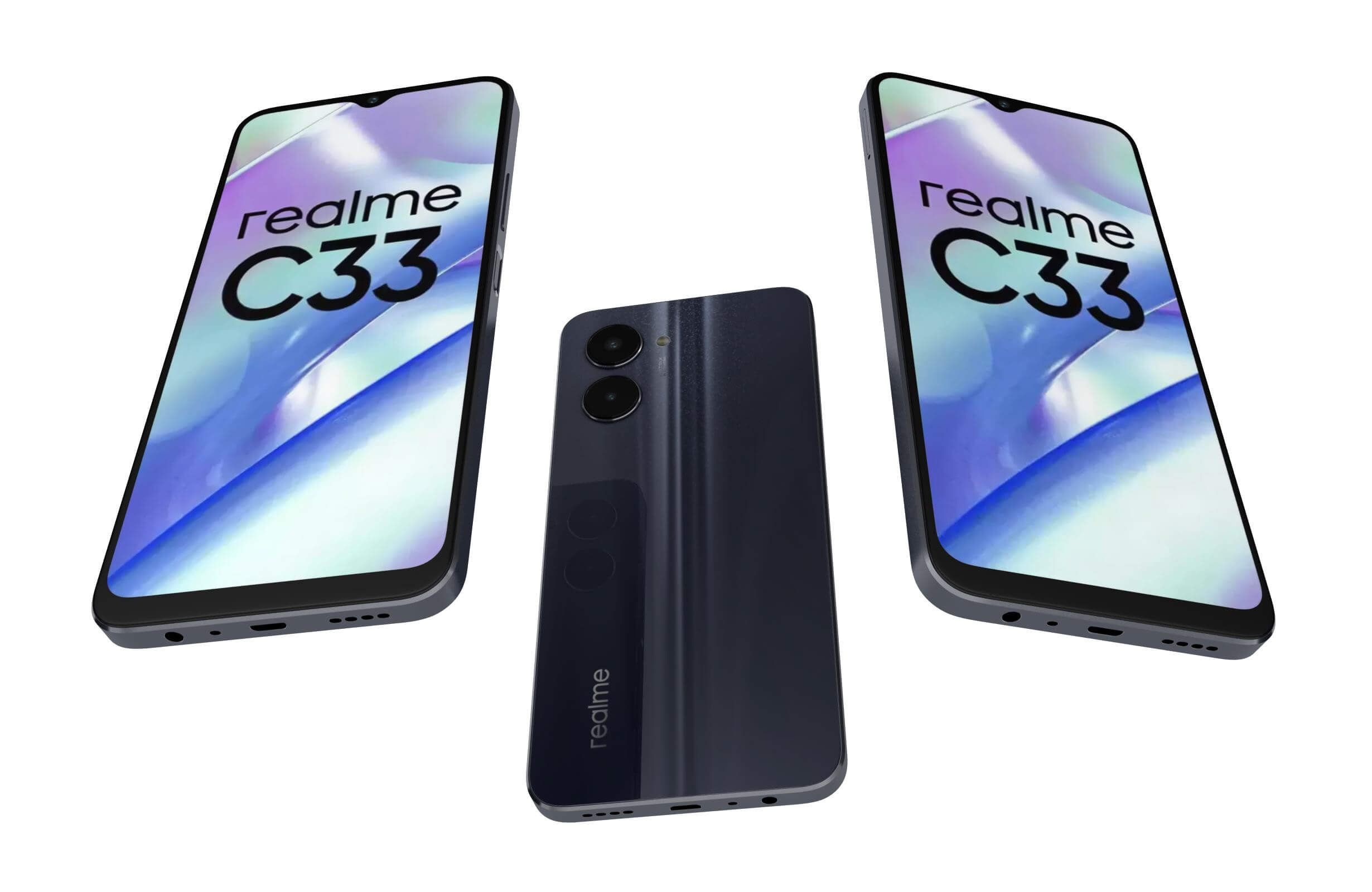 Realme C33 2023 All Colors - 3D Model by Rever_Art