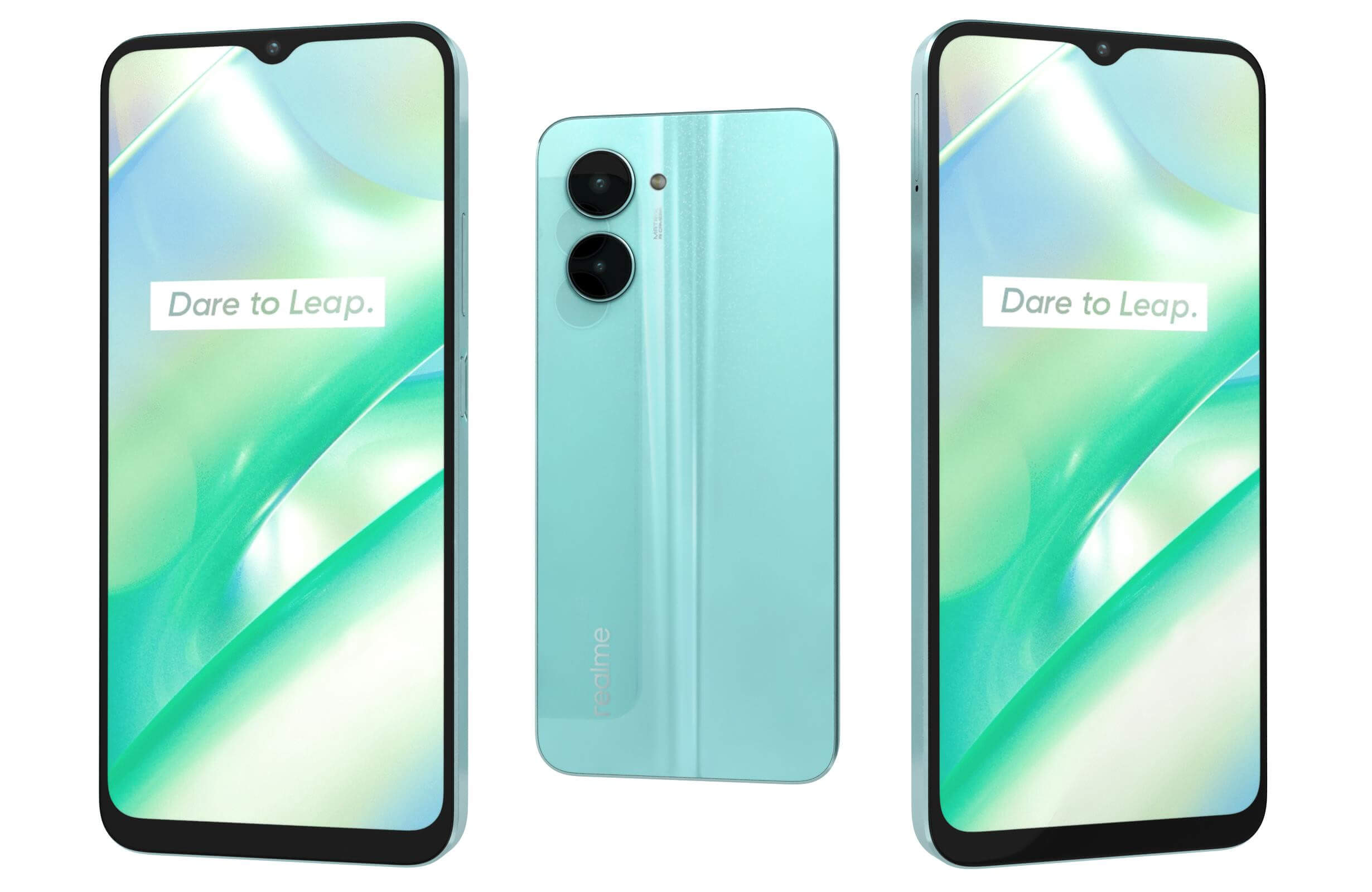 Realme C33 2023 All Colors - 3D Model by Rever_Art