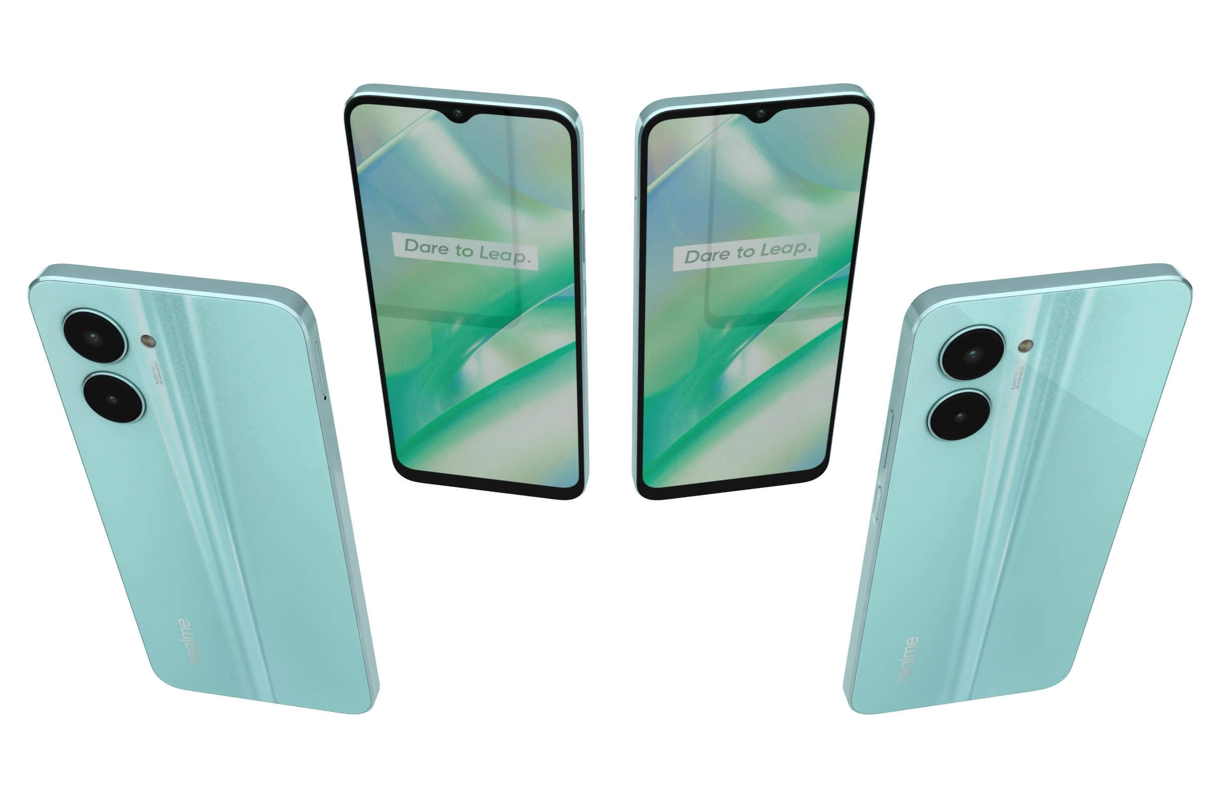 Realme C33 2023 All Colors - 3D Model by Rever_Art