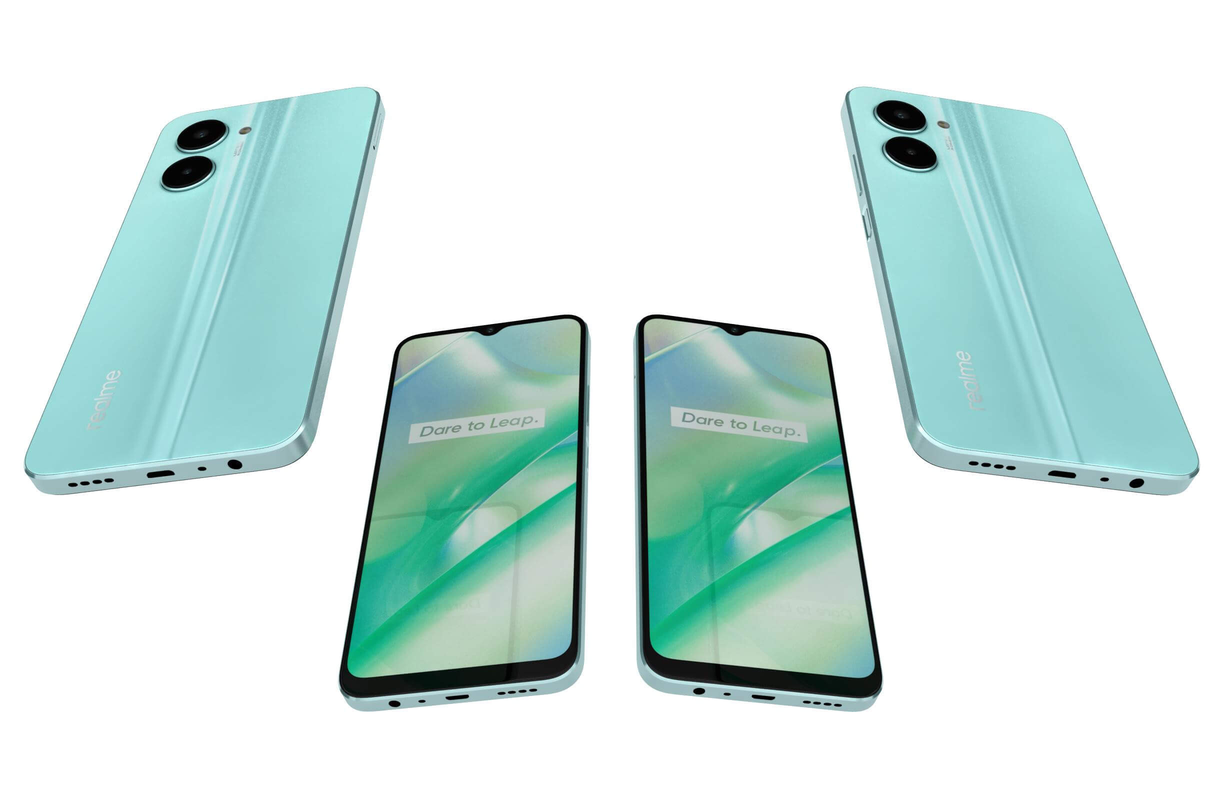 Realme C33 2023 All Colors - 3D Model by Rever_Art