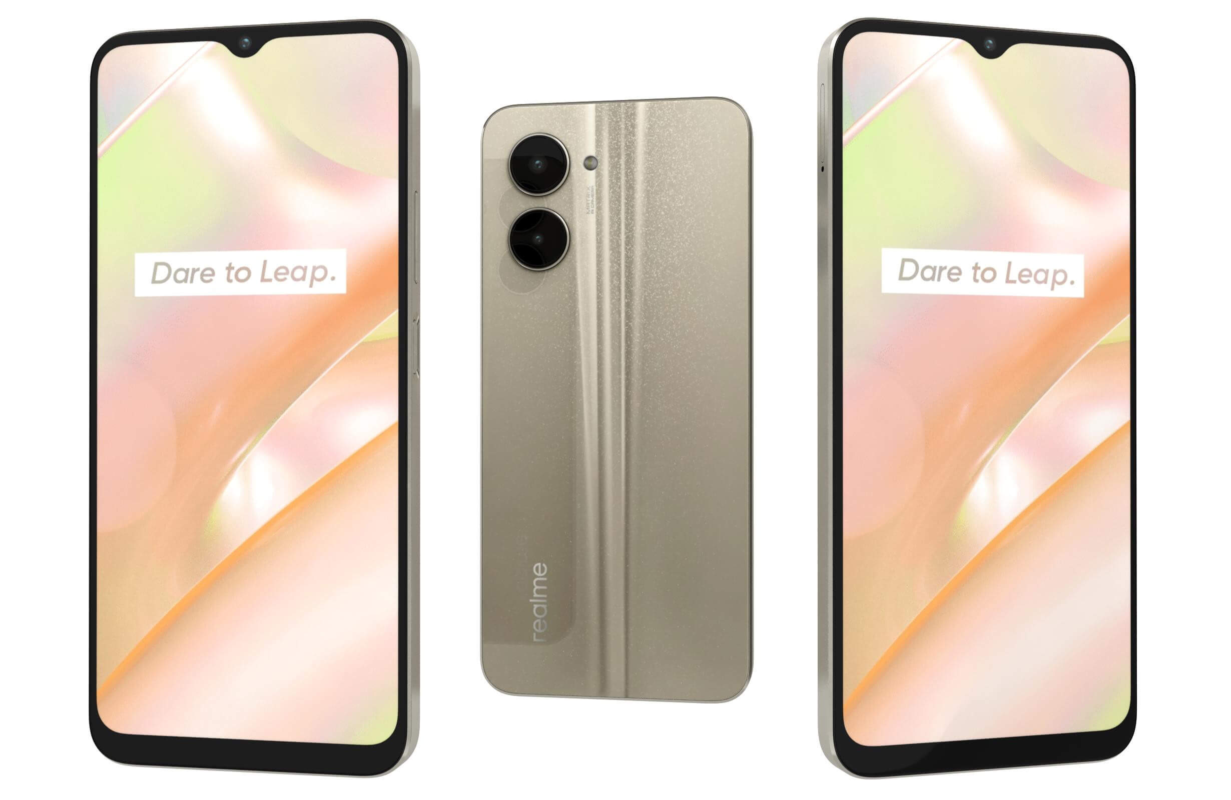 Realme C33 2023 All Colors - 3D Model by Rever_Art