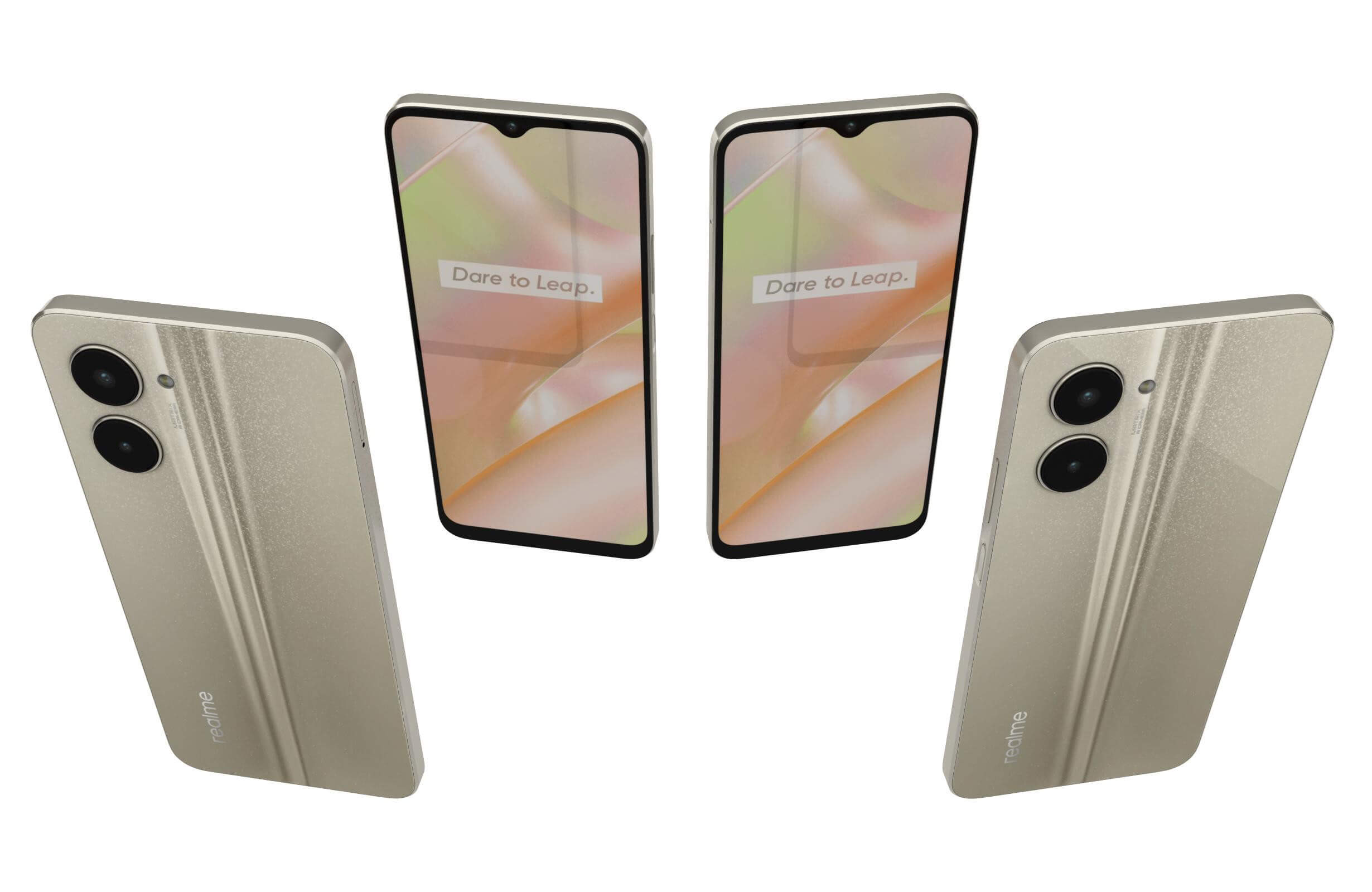 Realme C33 2023 All Colors - 3D Model by Rever_Art