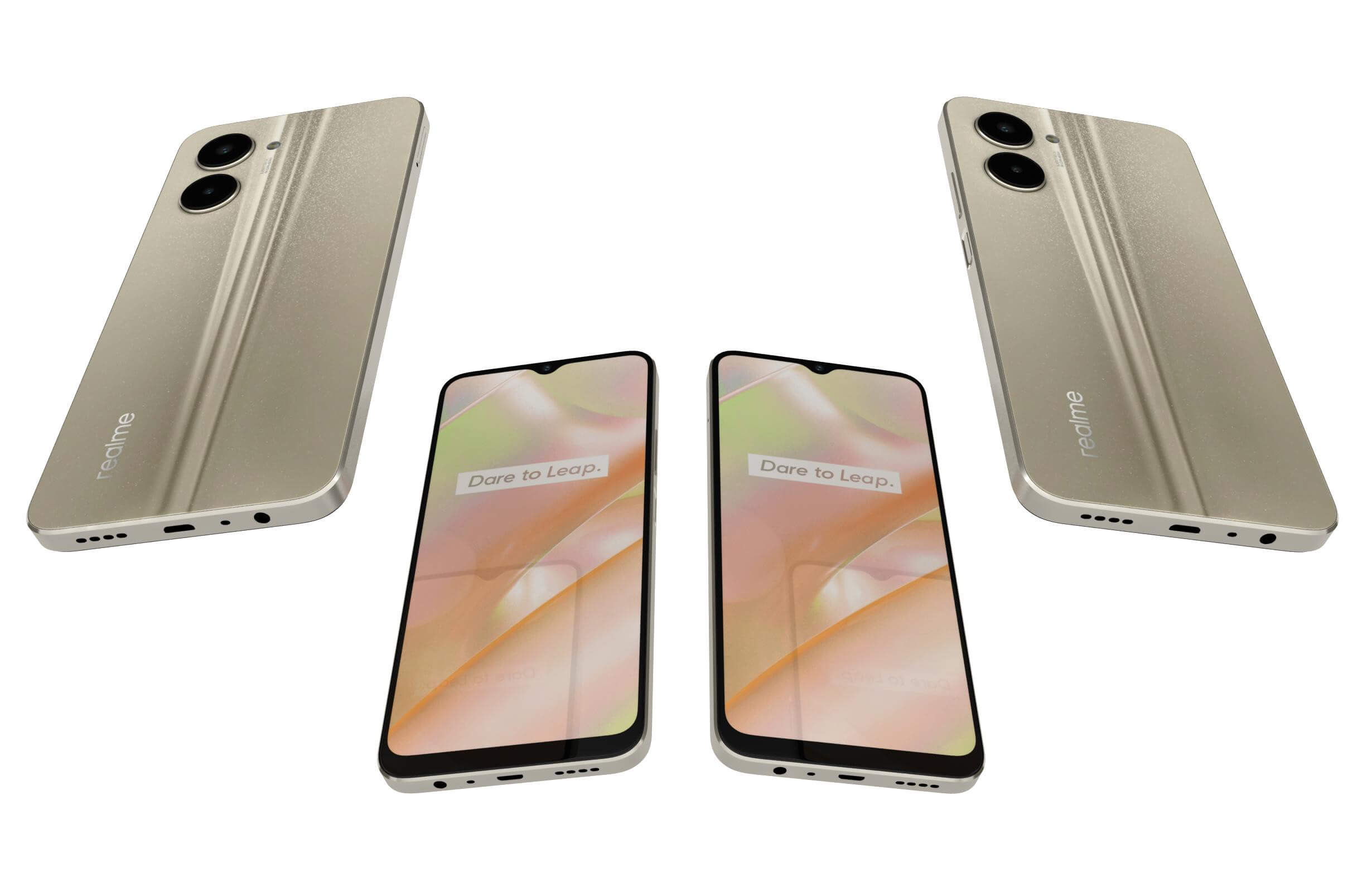 Realme C33 2023 All Colors - 3D Model by Rever_Art