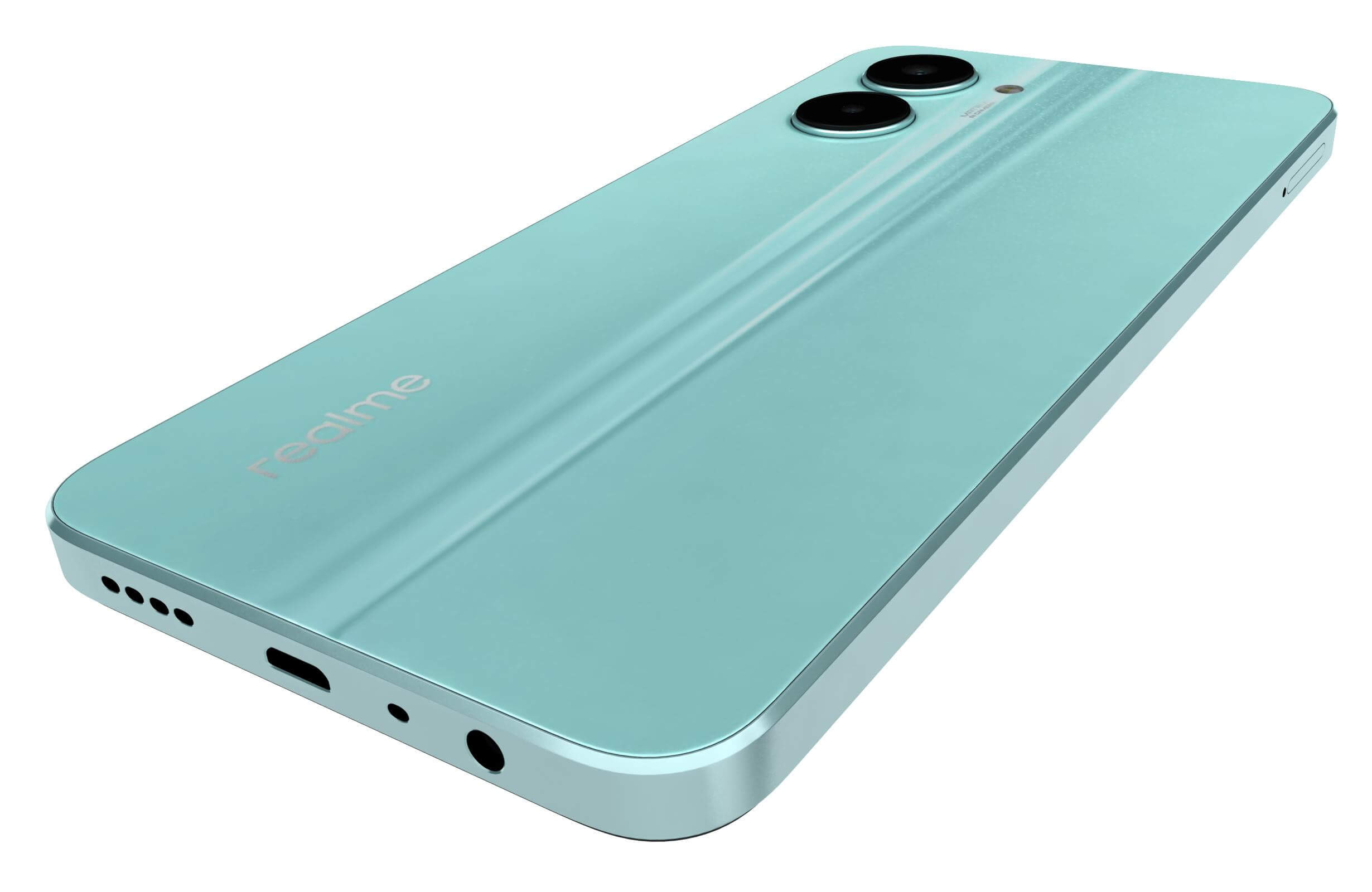 Realme C33 2023 Blue - 3D Model by Rever_Art