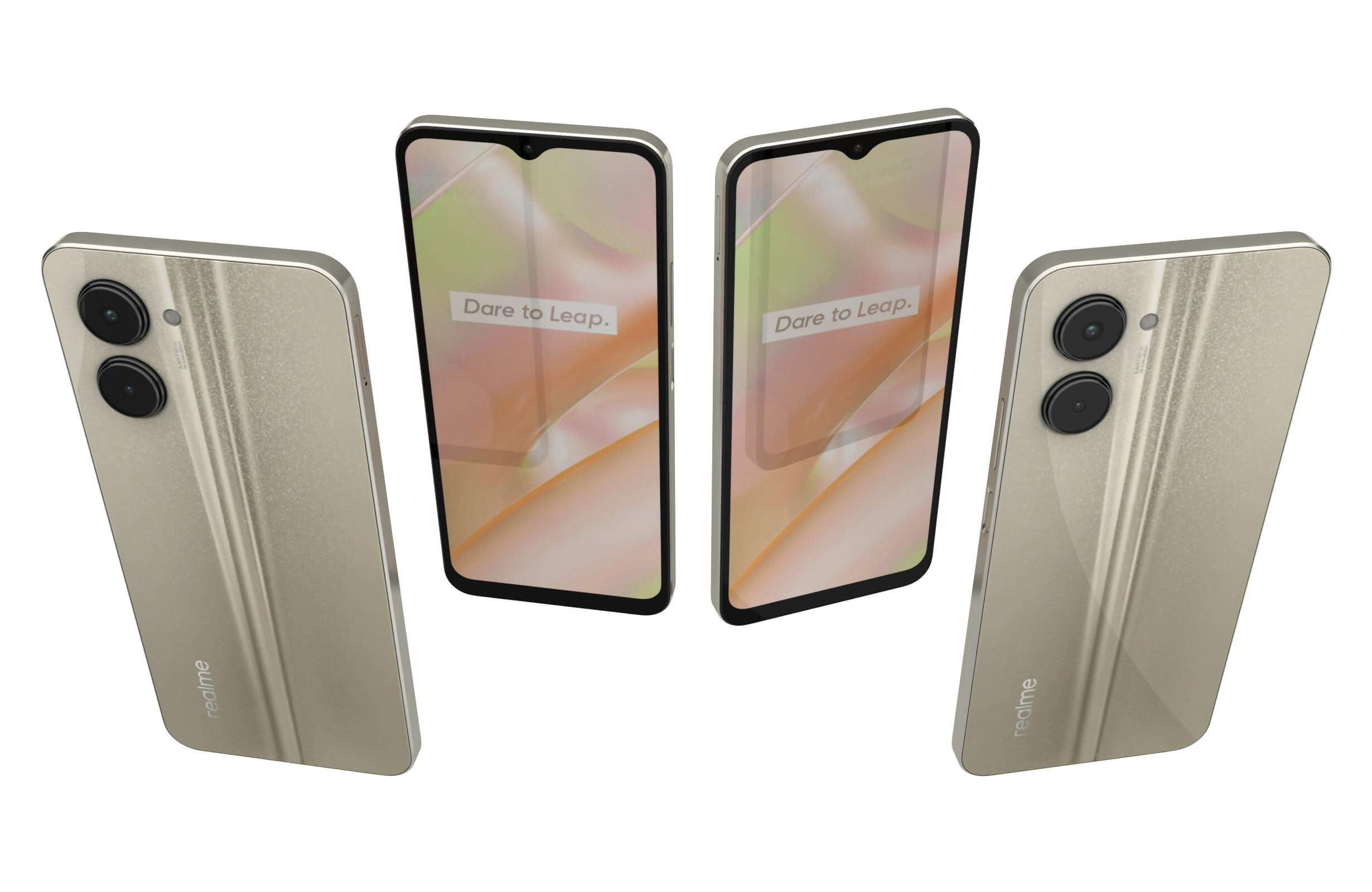 Realme C33 All Colors - 3D Model by Rever_Art