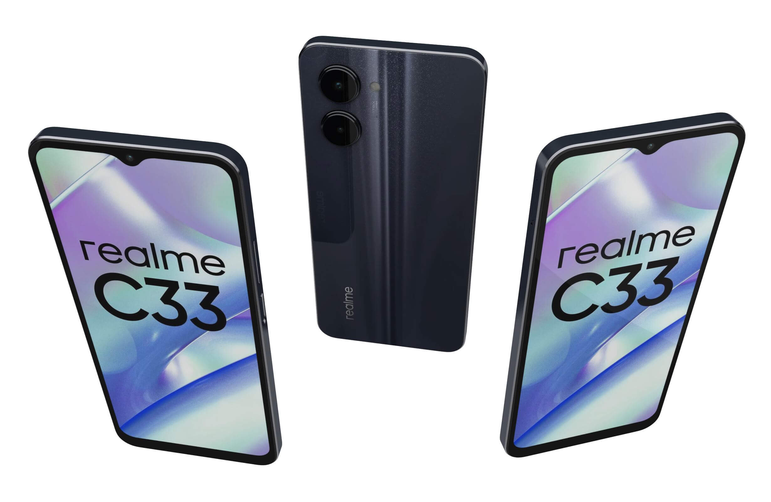 Realme C33 Blue - 3D Model by Rever_Art